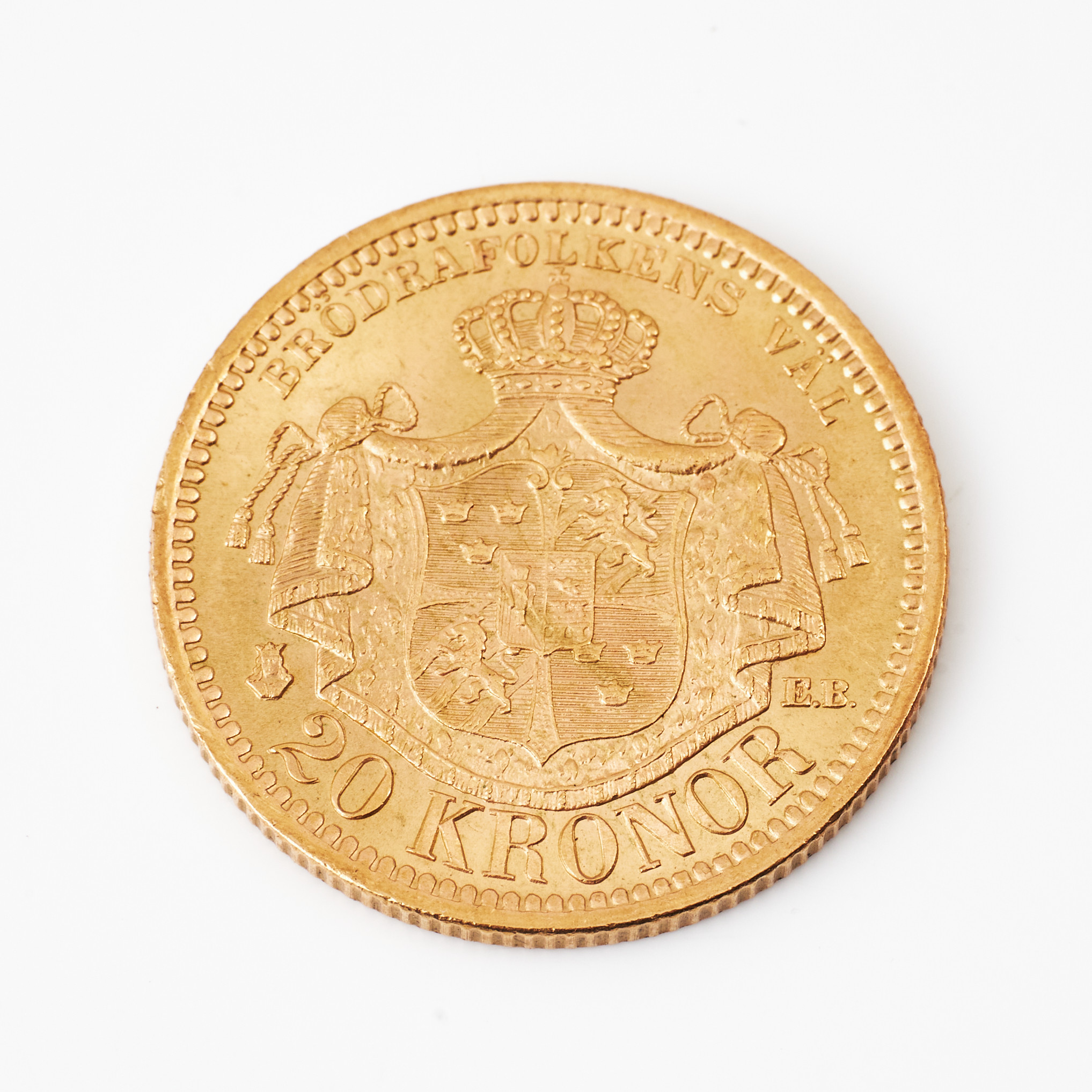 Images for 4486544. COIN, 21.6k gold, 20 SEK, Oscar II, King of Sweden ...