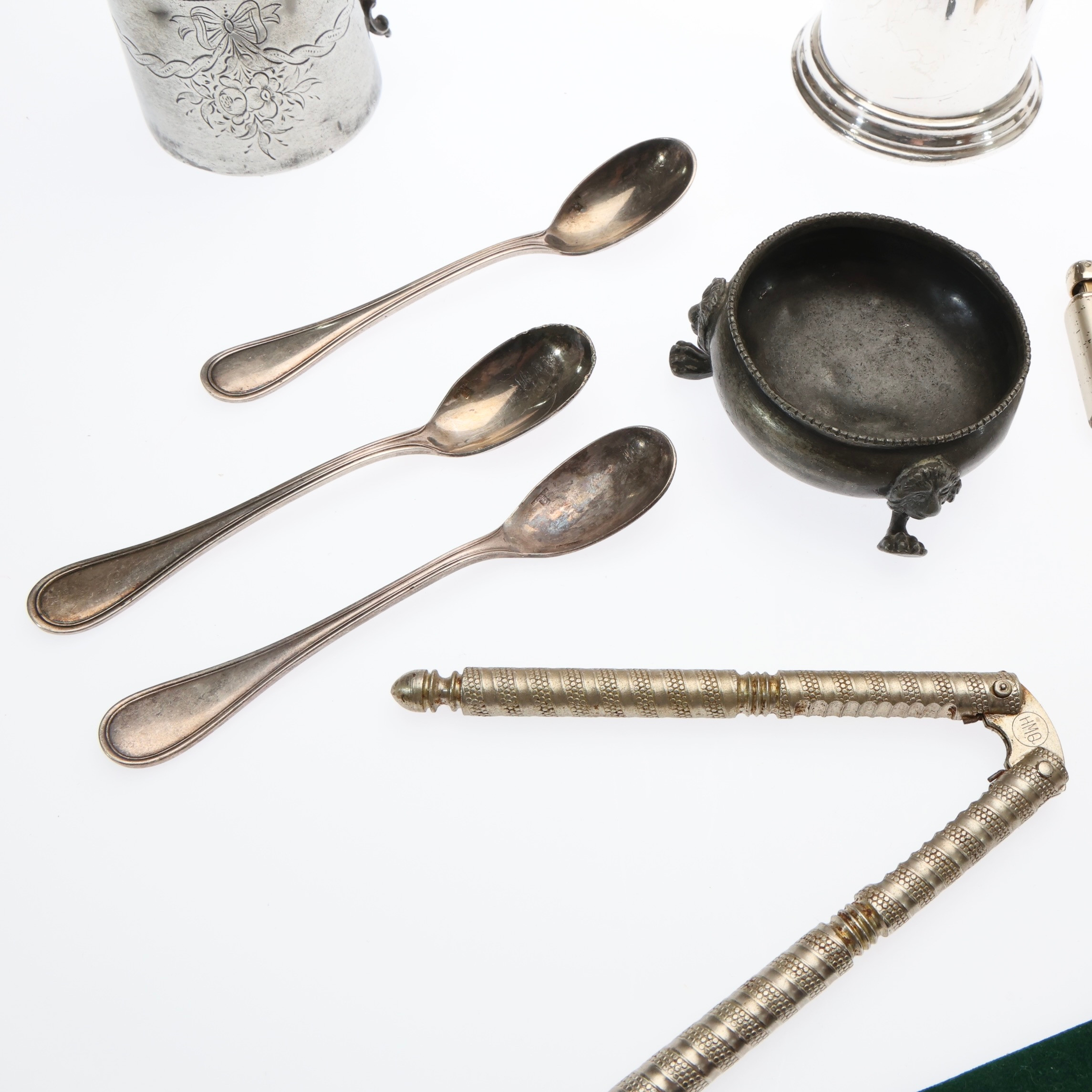 A COLLECTION OF SILVER AND SILVER PLATED ITEMS. Silver & Metals ...