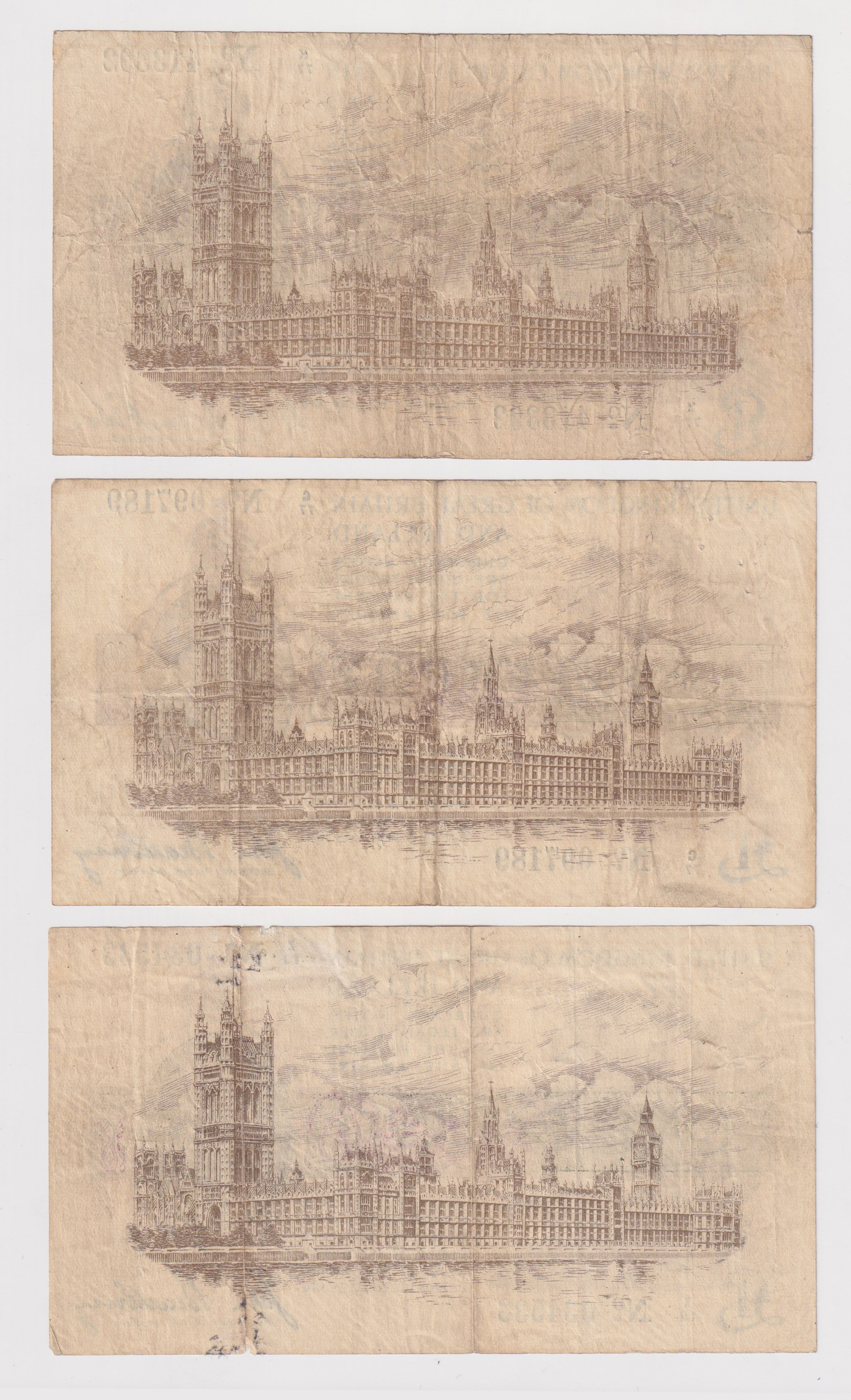 Images for 4507784. THREE GEORGE V BANKNOTE (3). - Auctionet