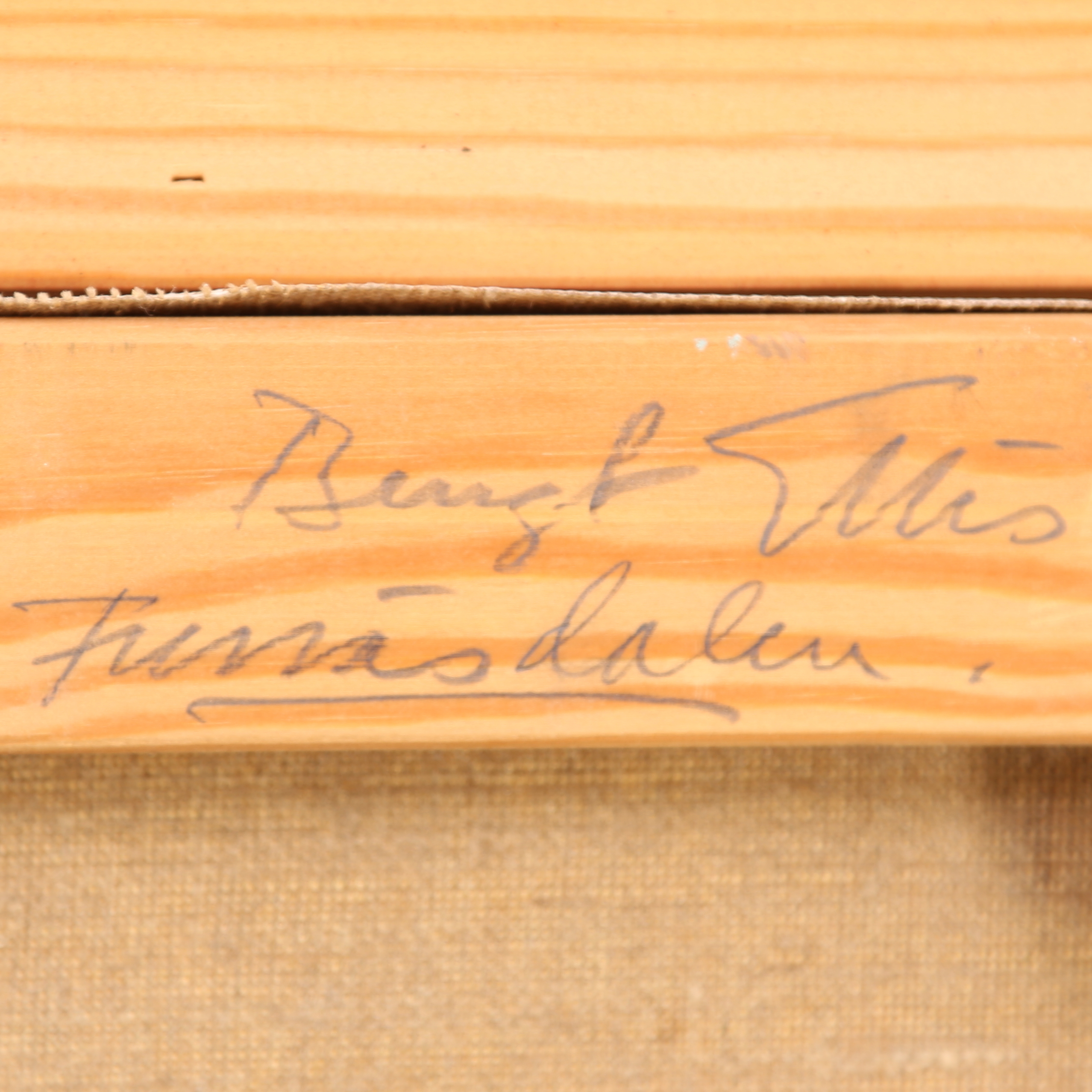 Images for 451730. BENGT ELLIS. PAINTING, oil canvas, signed Ellis -77 ...