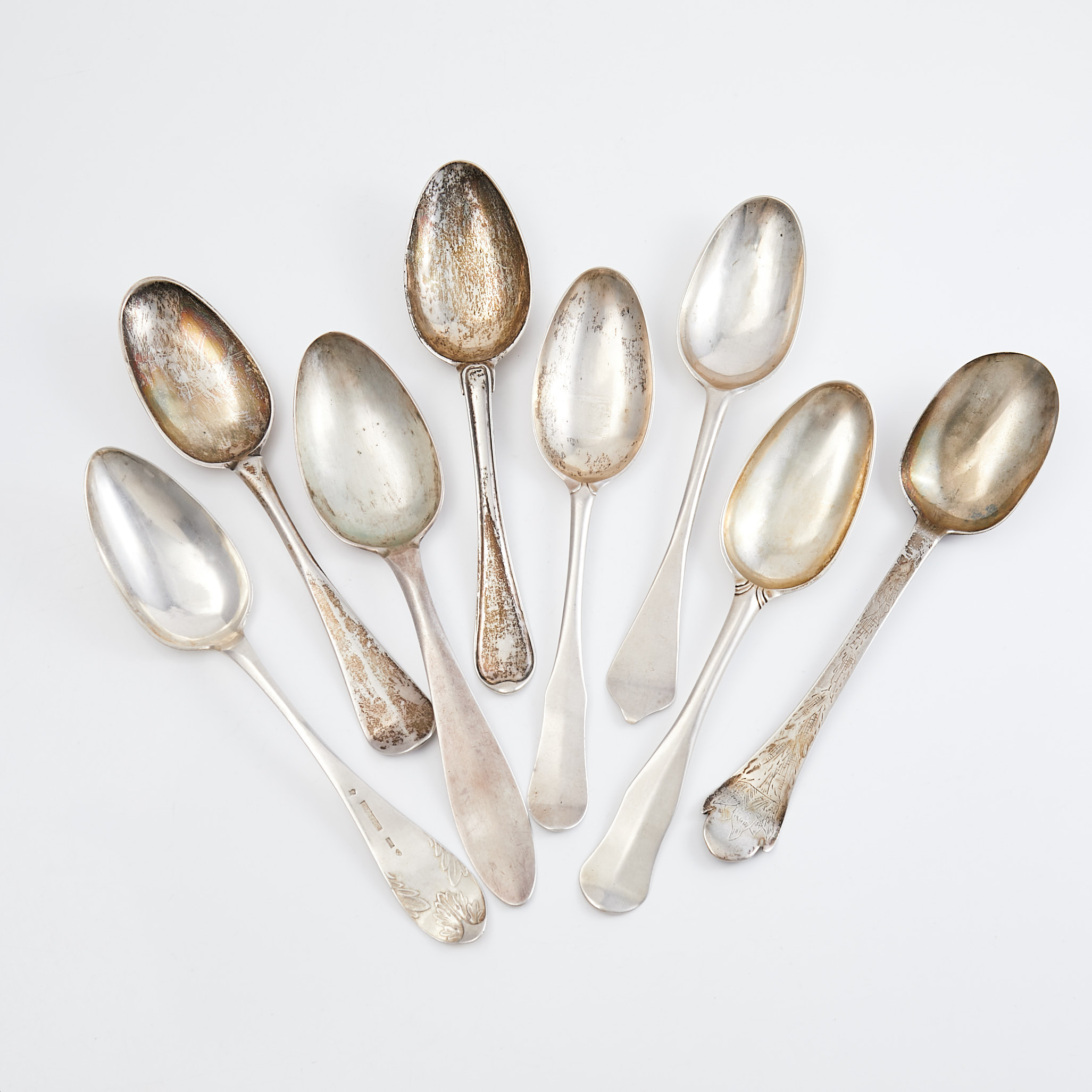Images for 4552265. SPOONS, SPOONS in silver, 12 dlr, 1600/18th-19th ...