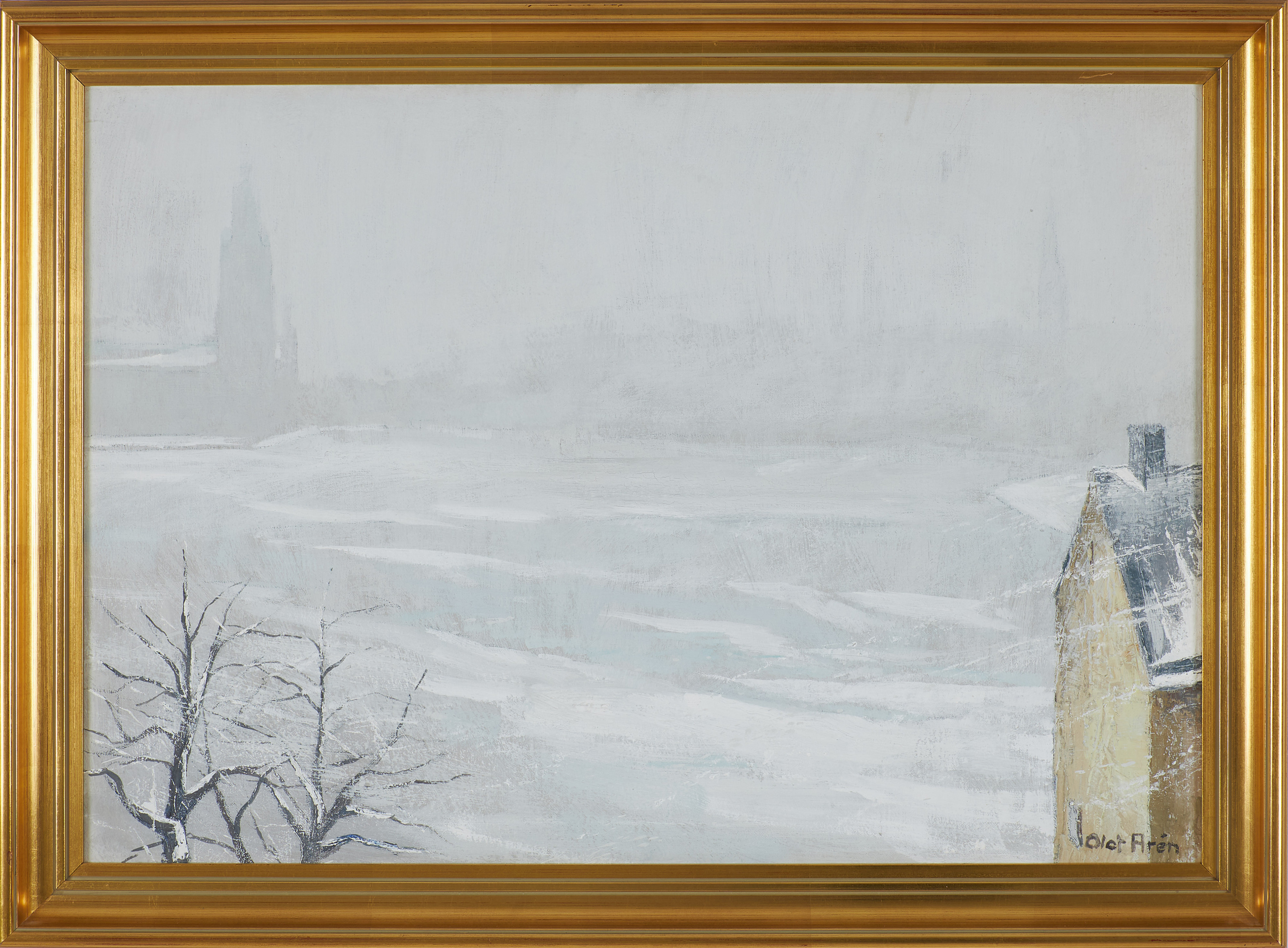 Images for 4567962. OLOF ARÉN. View from Södermalm towards City Hall ...