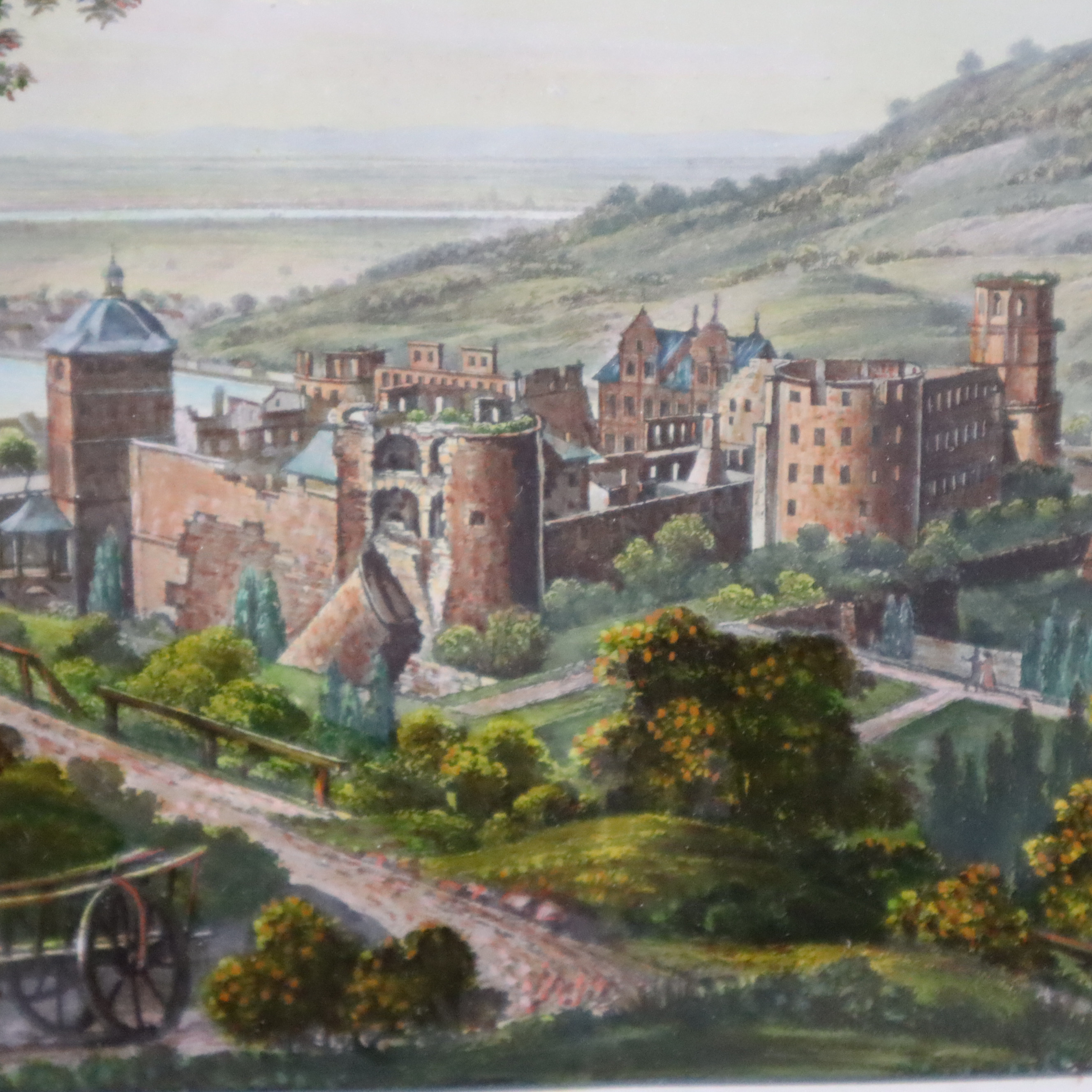 Images for 4589924. HEIDELBERG - View of Heidelberg Castle, recolored ...