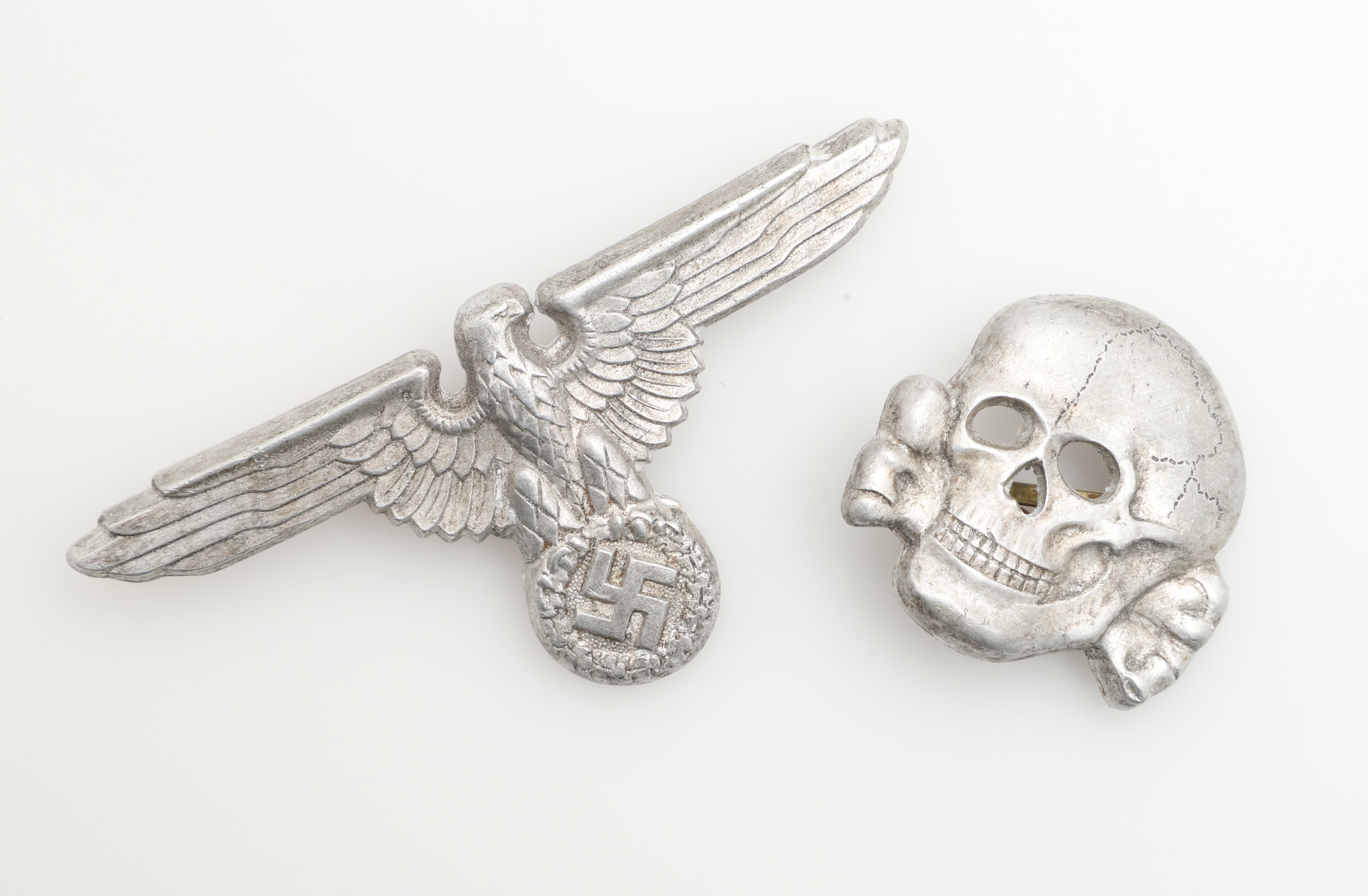 Images for 4591337. A GERMAN WAFFEN-SS OFFICER'S CAP EAGLE AND SKULL ...