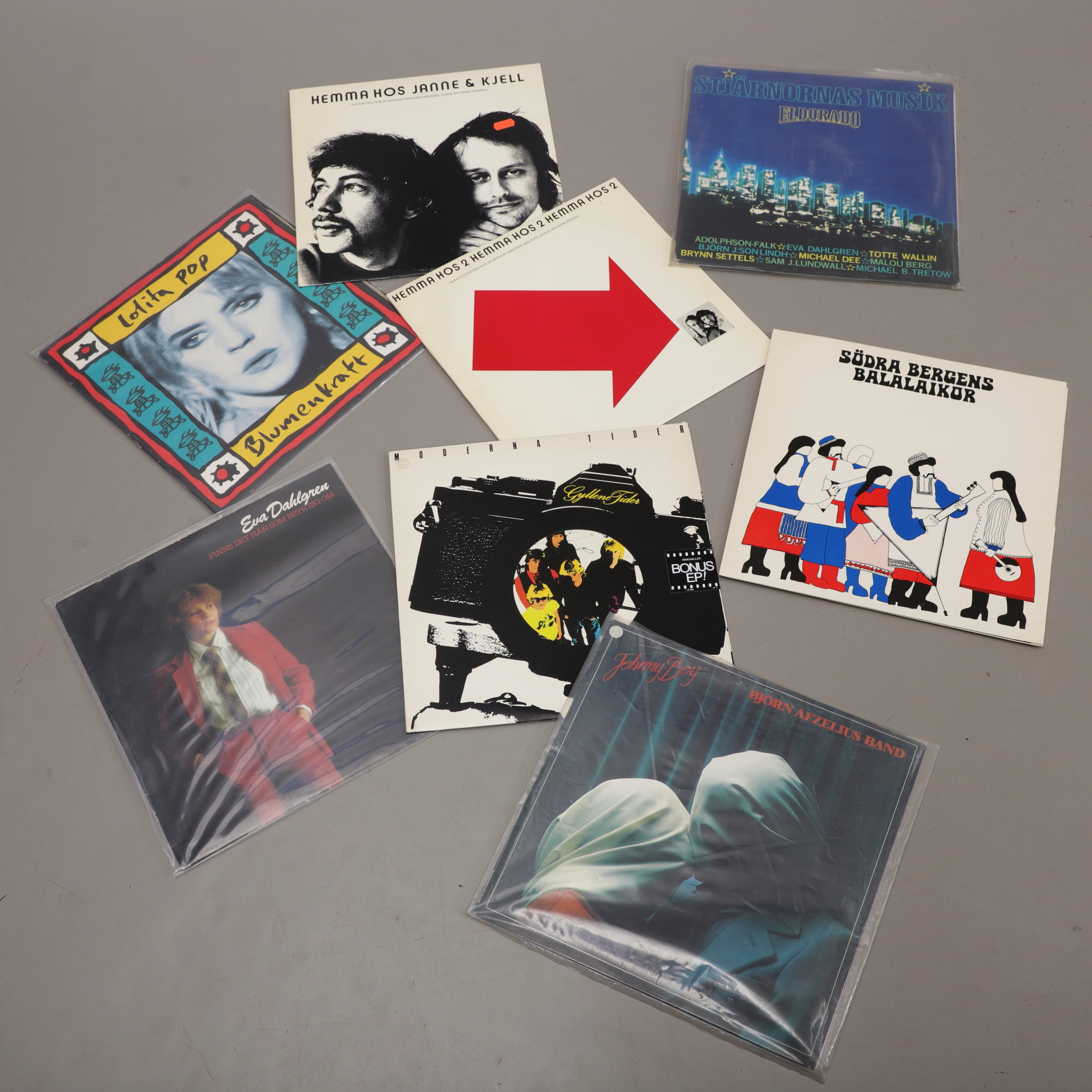 Images for 4597518. LPs, 22 vinyl records, Swedish artists, second half ...