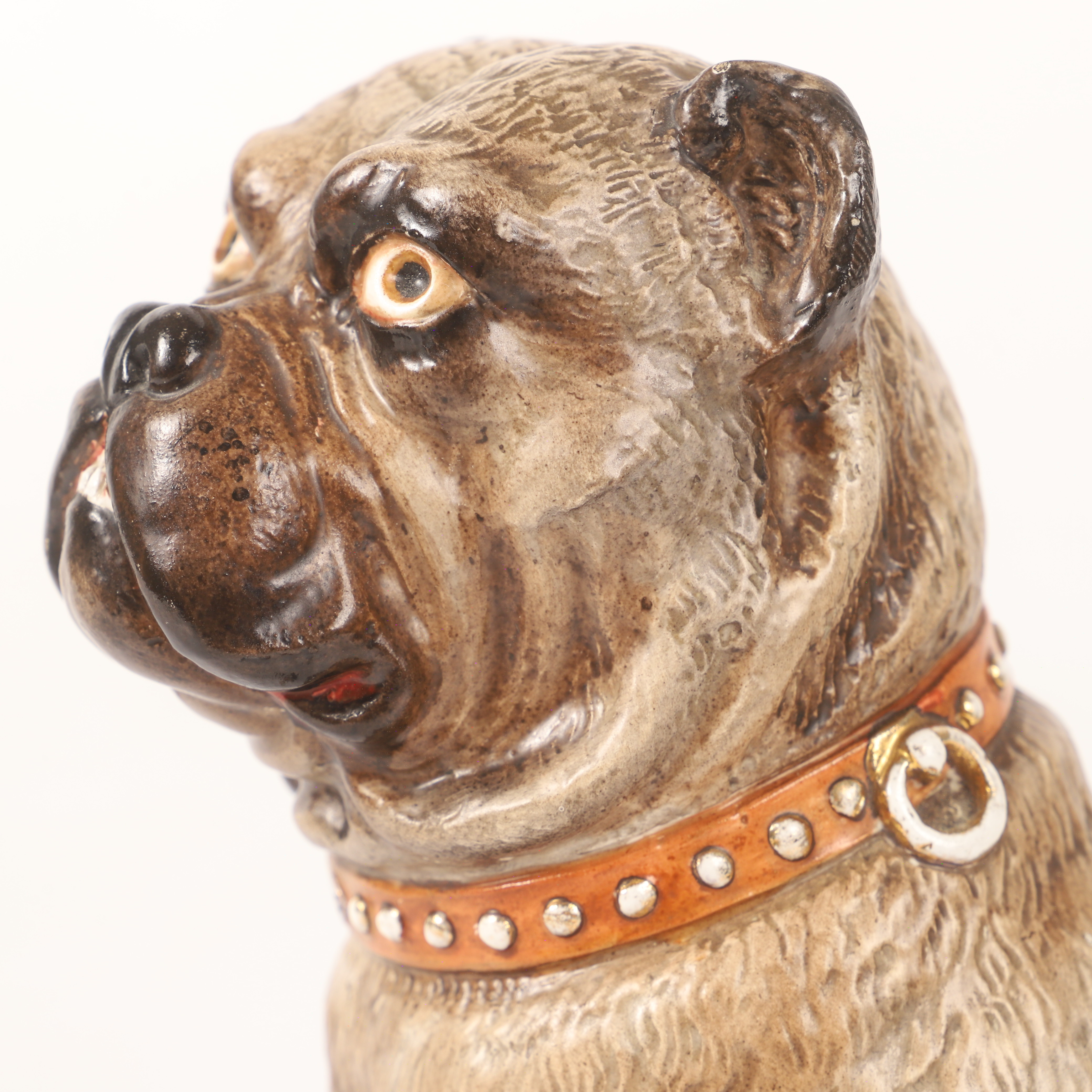 Bilder för 4598082. FIGURIN, fransk bulldog, keramik, Rörstrand, 1800/1900-tal. - Auctionet