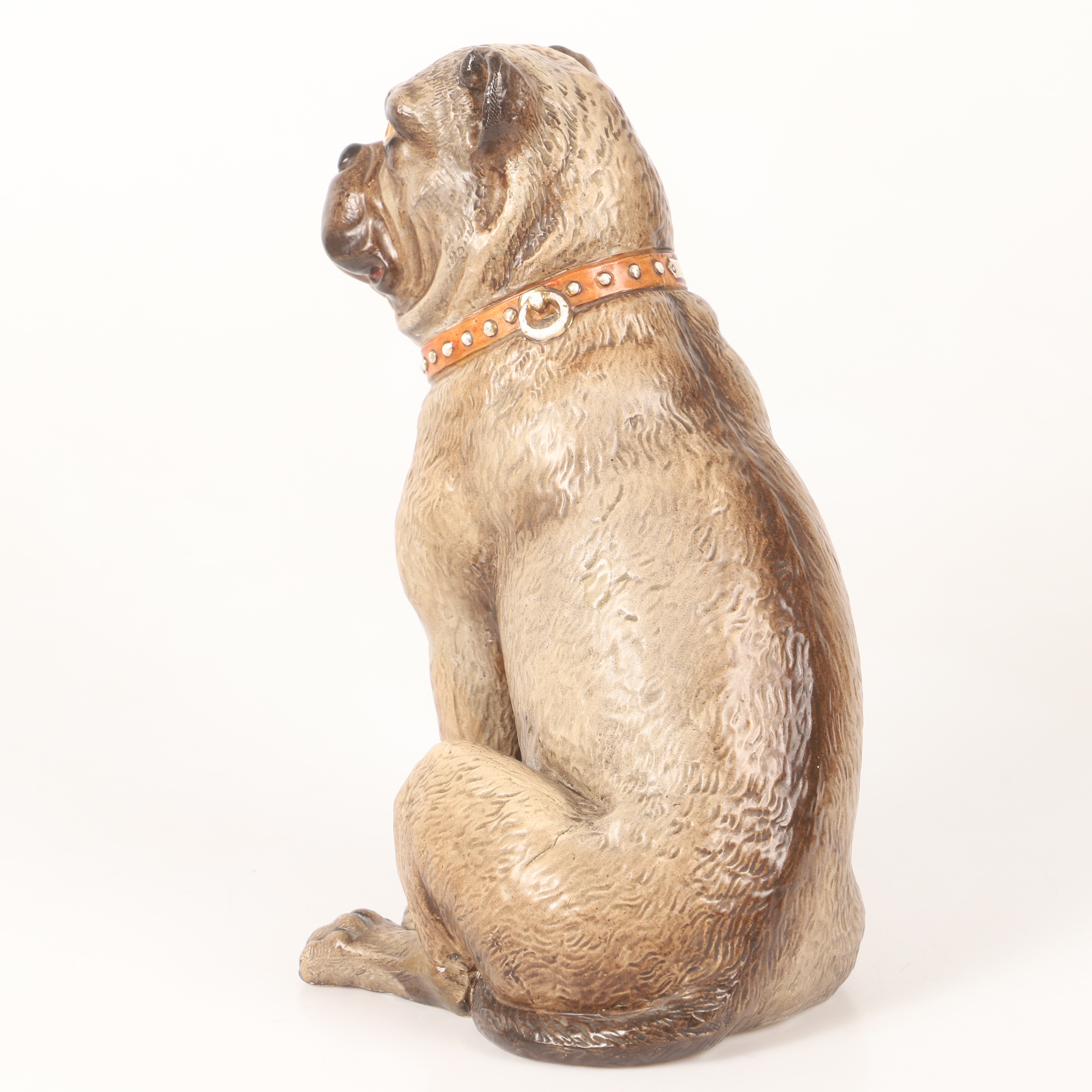 Bilder för 4598082. FIGURIN, fransk bulldog, keramik, Rörstrand, 1800/1900-tal. - Auctionet