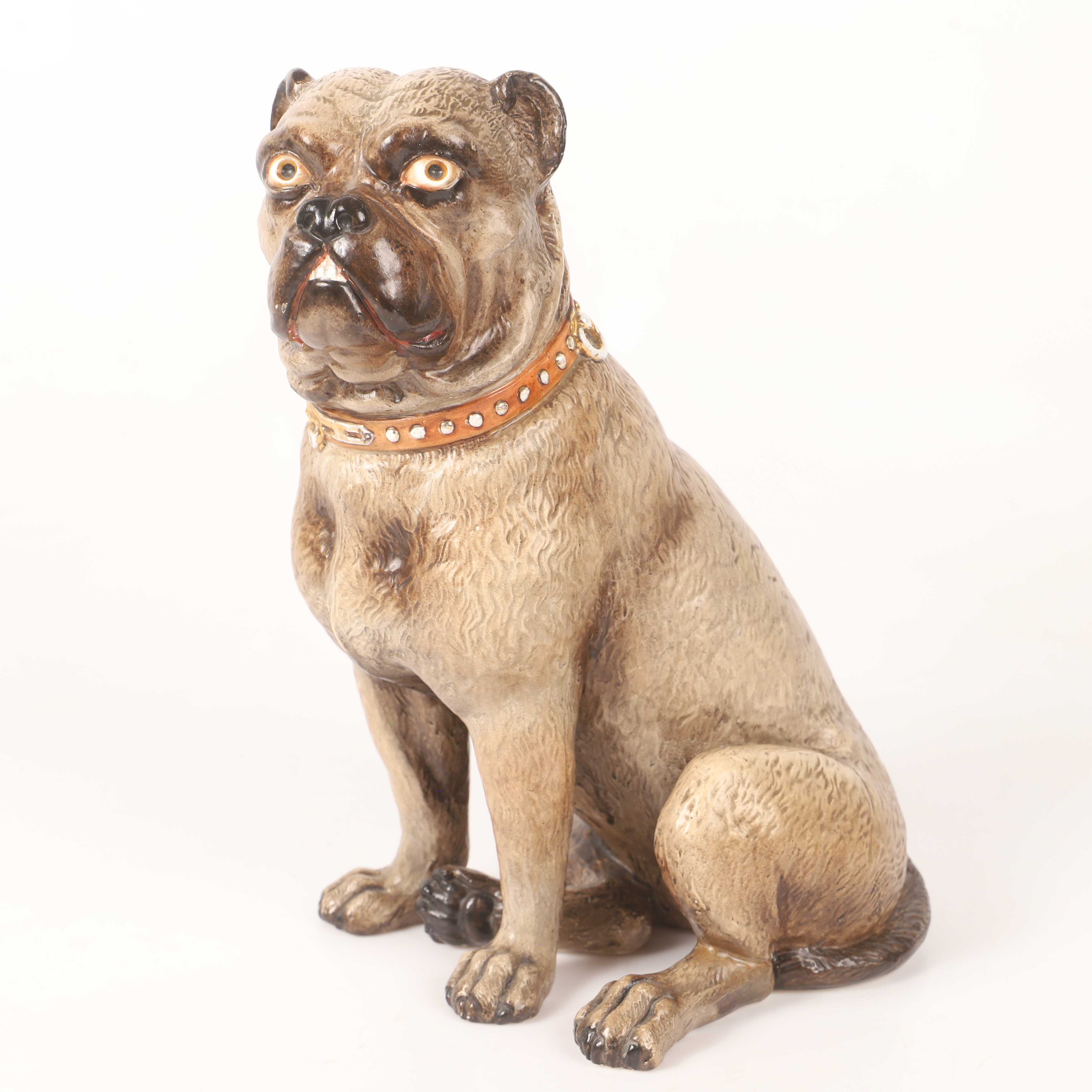 Bilder för 4598082. FIGURIN, fransk bulldog, keramik, Rörstrand, 1800/1900-tal. - Auctionet