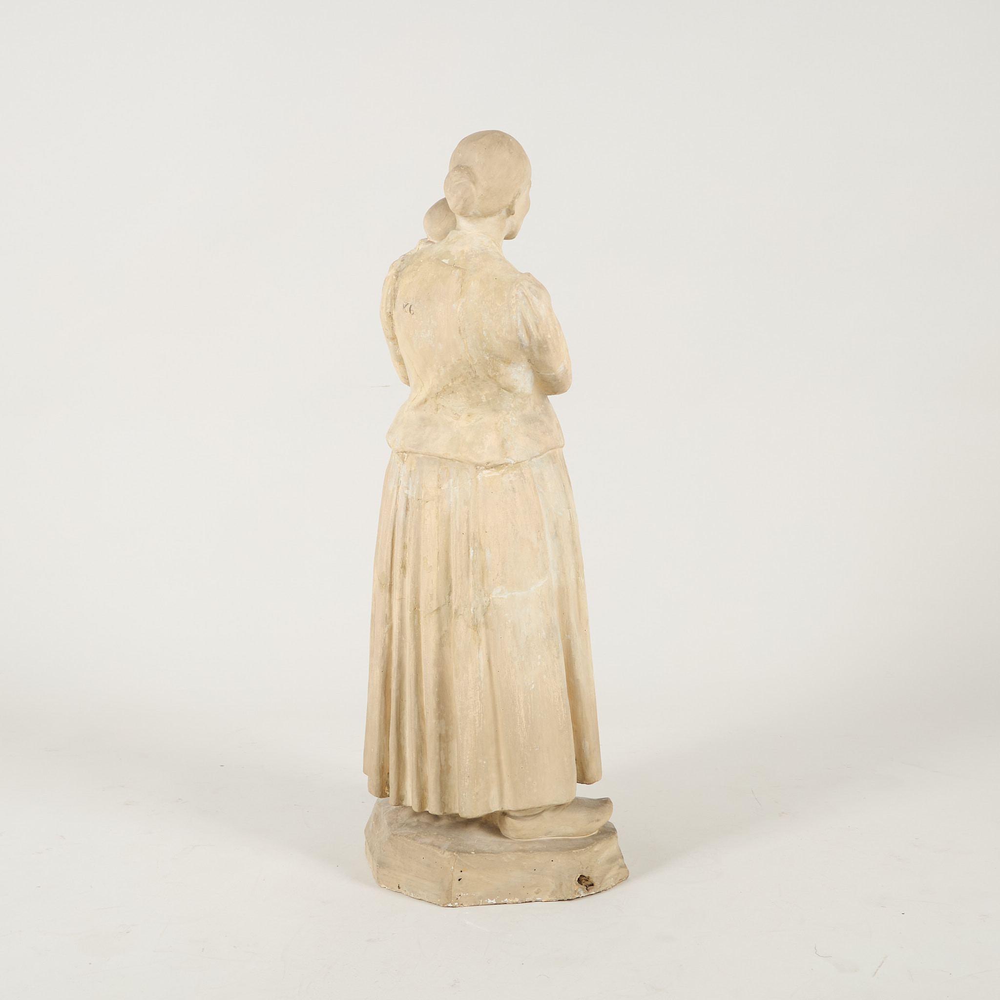 Images for 4599671. AN UNIDENTIFIED ARTIST, mother and child, plaster ...