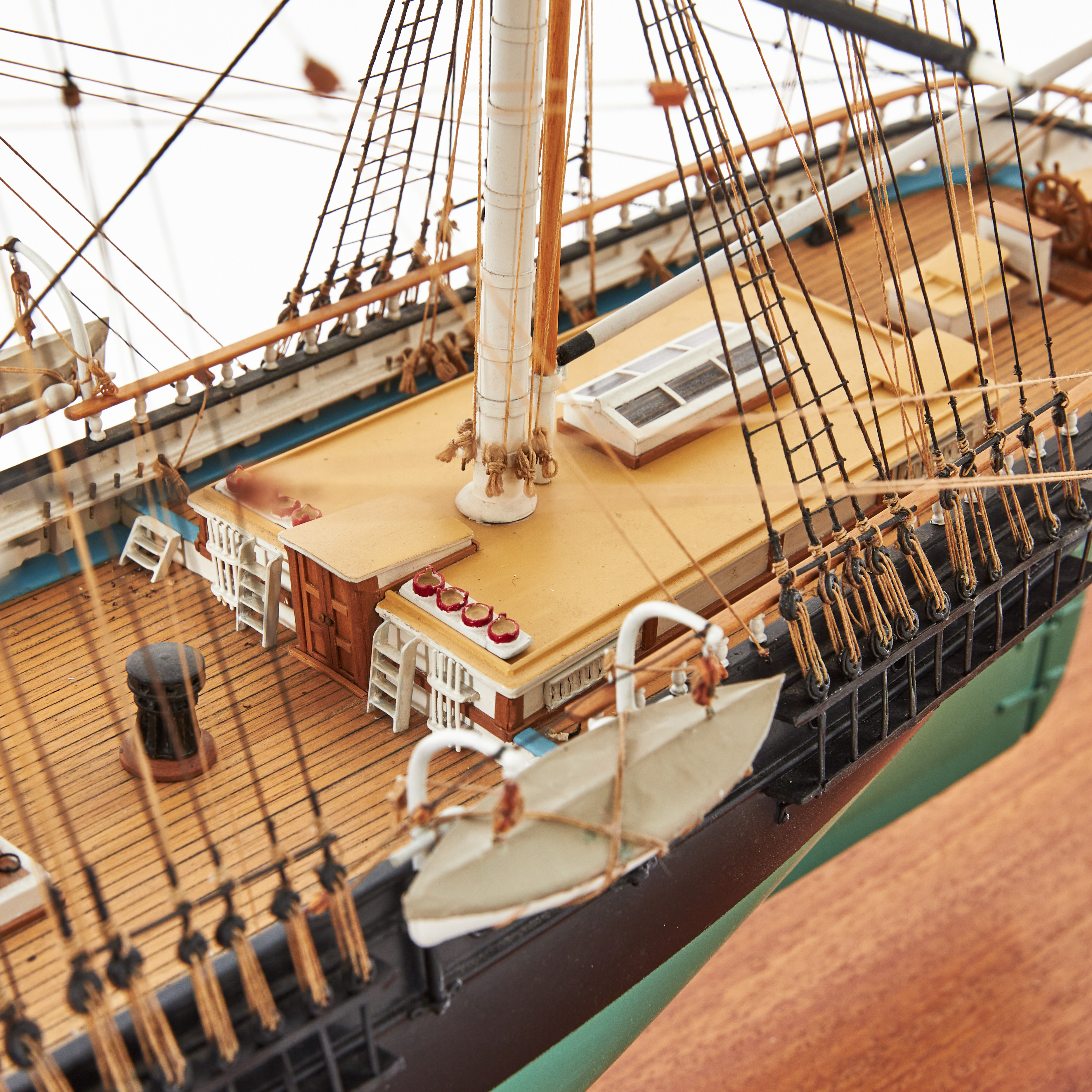 Images for 4606901. A model of a ship, in glass case, “Clipper Flying ...