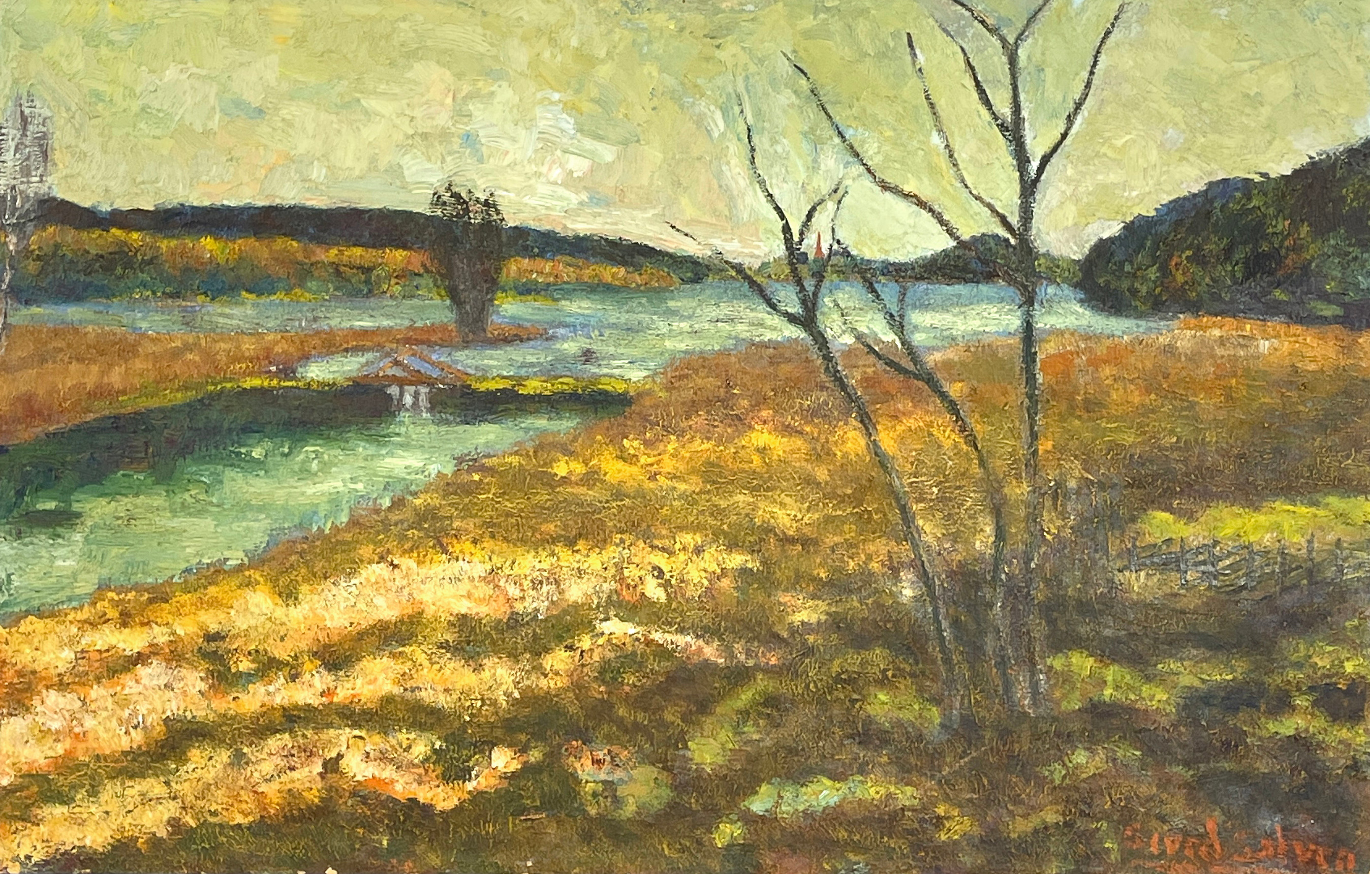 Images for 4610386. Seved Salvén (1903 - 1982), oil on panel, “Frötuna ...
