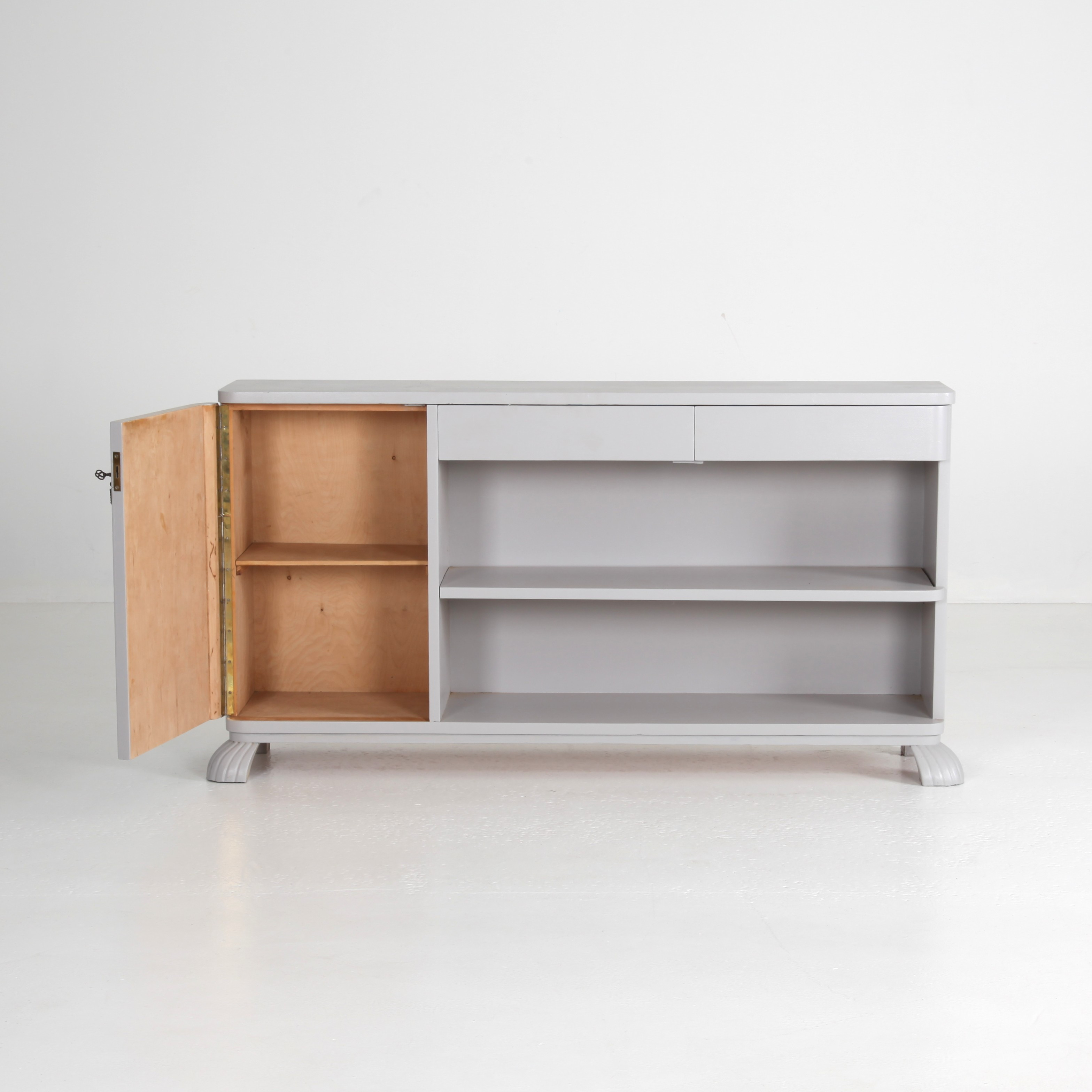 Bookcase, 140 cm long, Sweden, first half of the 20th century ...