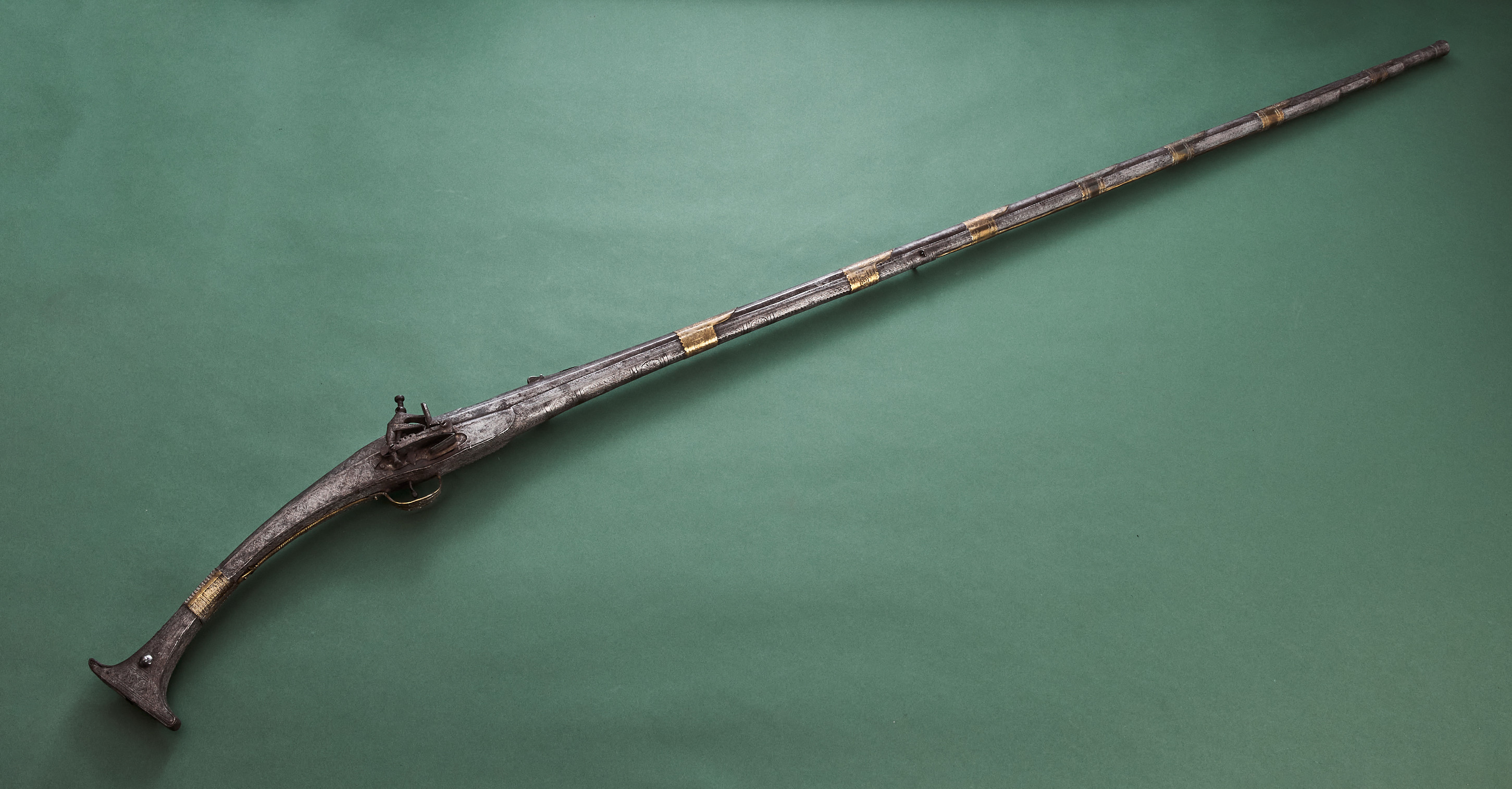 Images for 4612705. A flintlock rifle, with miquelet clasp, Balkan ...