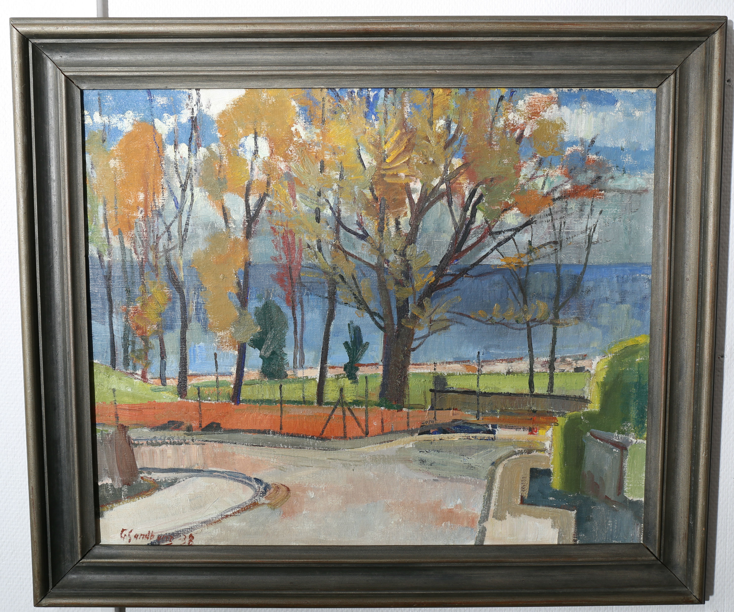 Images for 461331. GOTTHARD SANDBERG. Oil on canvas, Autumn picture ...