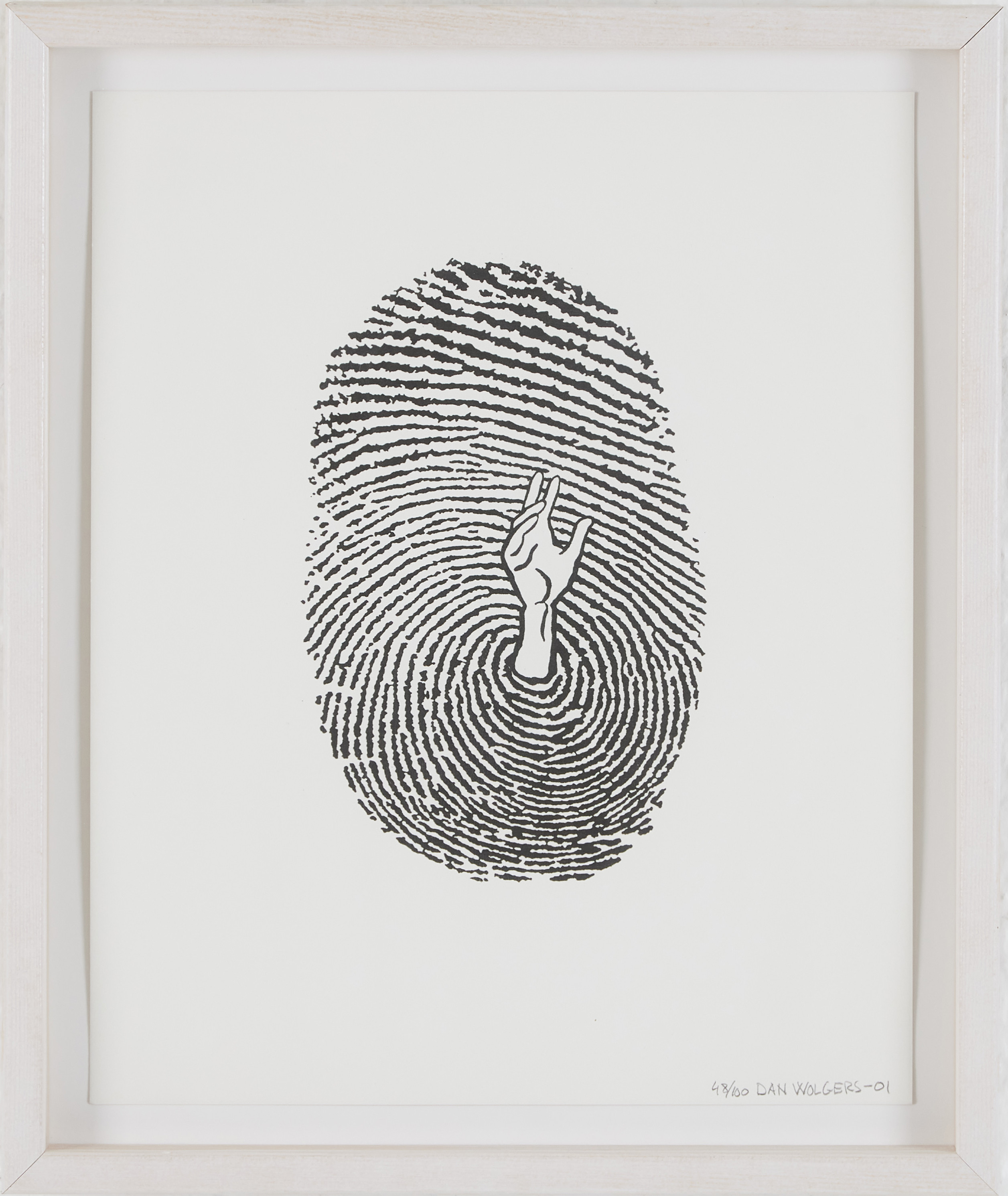 Images for 4618002. DAN WOLGERS (Born 1955). Motif with hand in ...