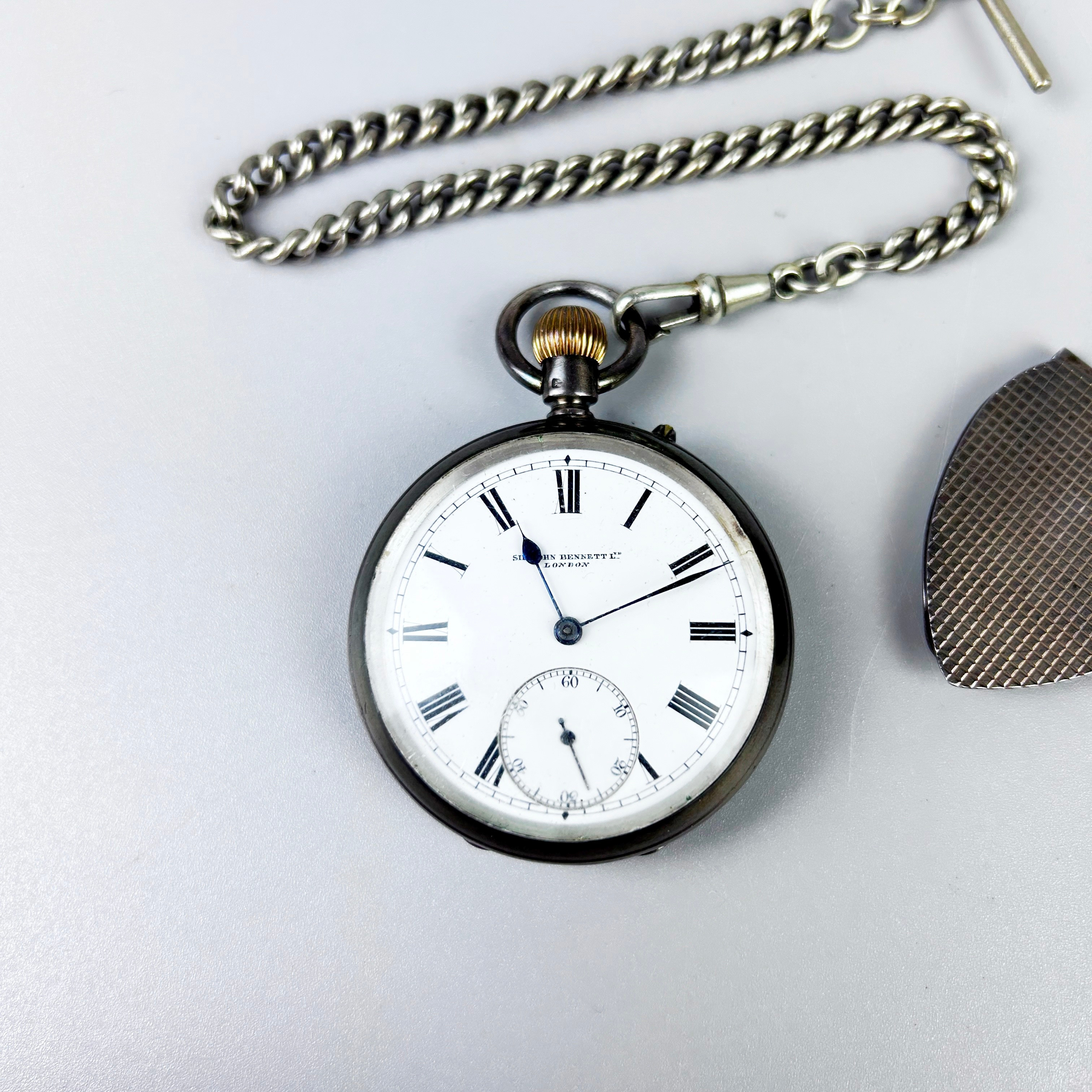 SILVER JOHN BENNETT POCKET WATCH. Clocks & Watches - Pocket & Stop ...
