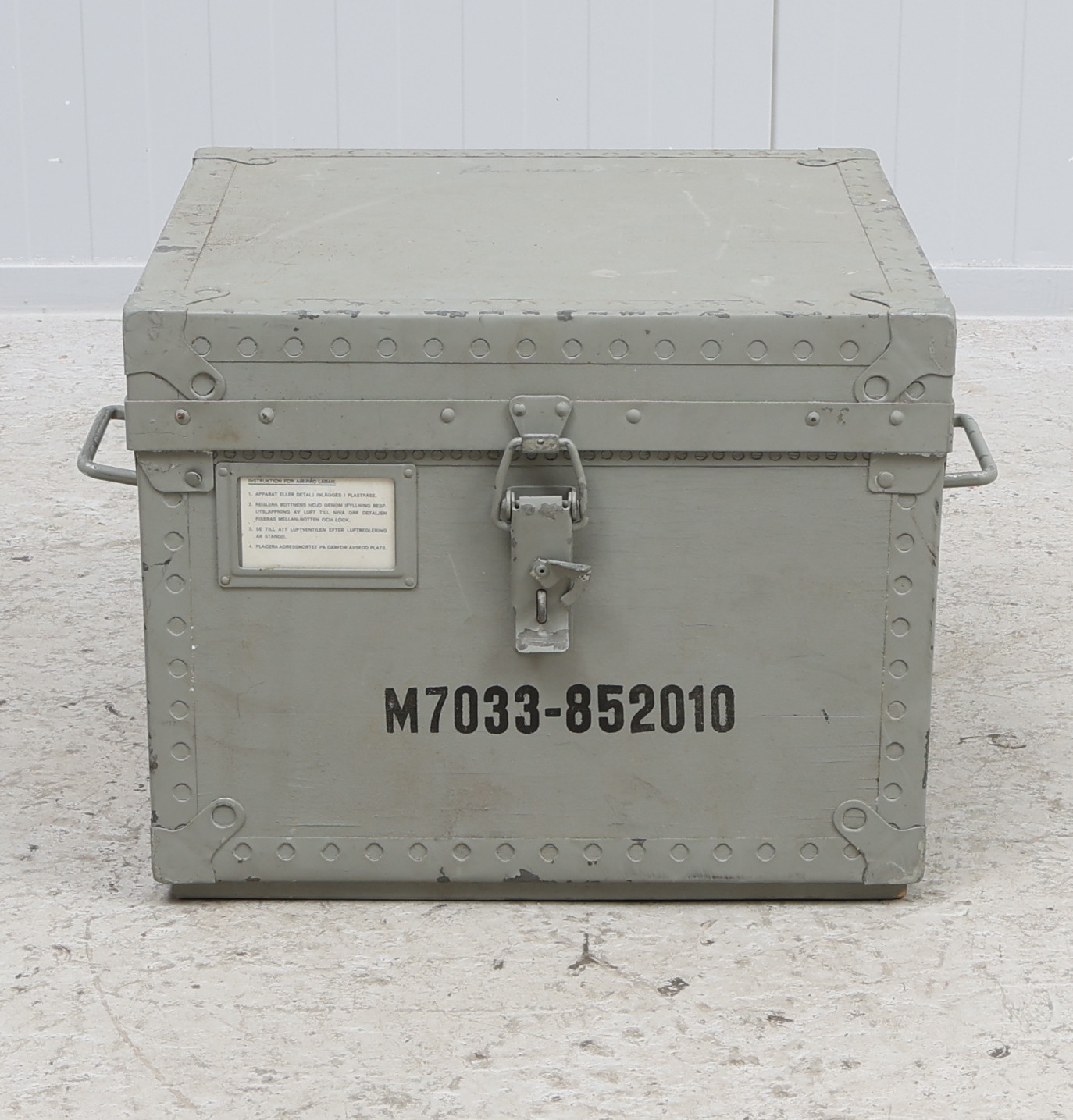 Images for 4635020. STORAGE BOX, Swedish Defence, Air-pac, wood & metal ...