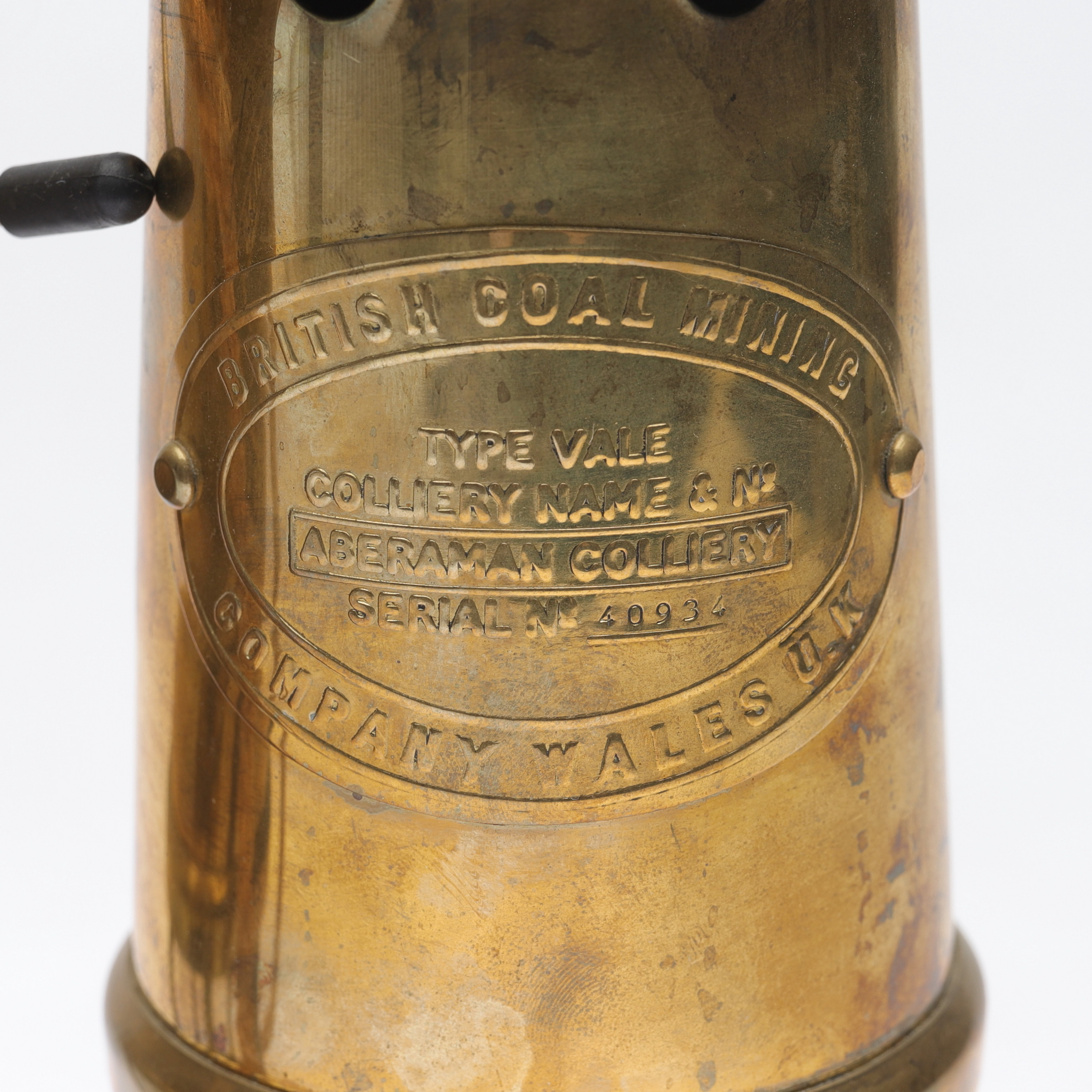 Images for 4655685. A pair of brass “British Coal Mining” mining ...