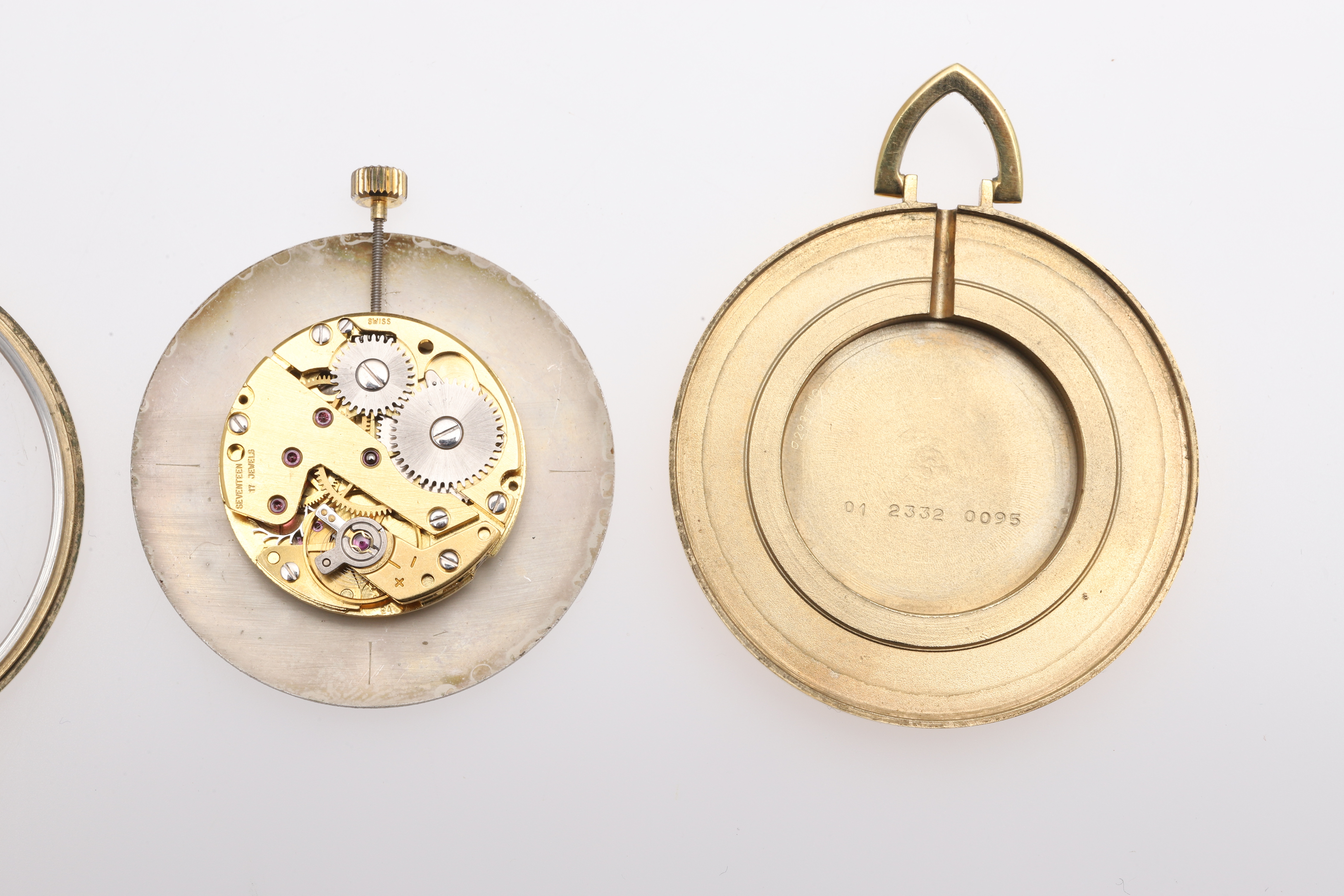 Images for 4657097. A GOLD PLATED OPEN FACED POCKET WATCH BY AVIA ...