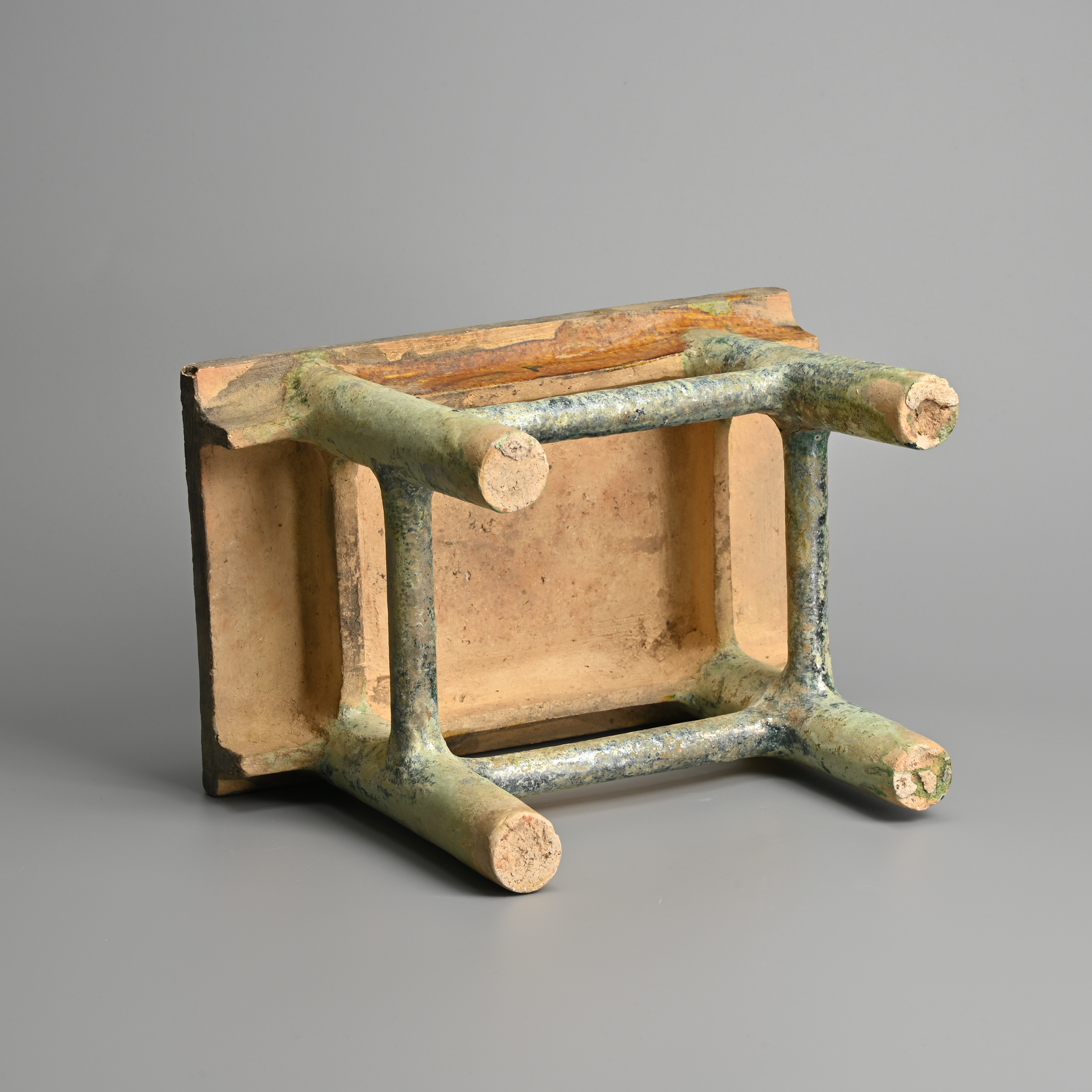 Images for 4661183. A CHINESE GLAZED AND PAINTED POTTERY MODEL OF AN ...