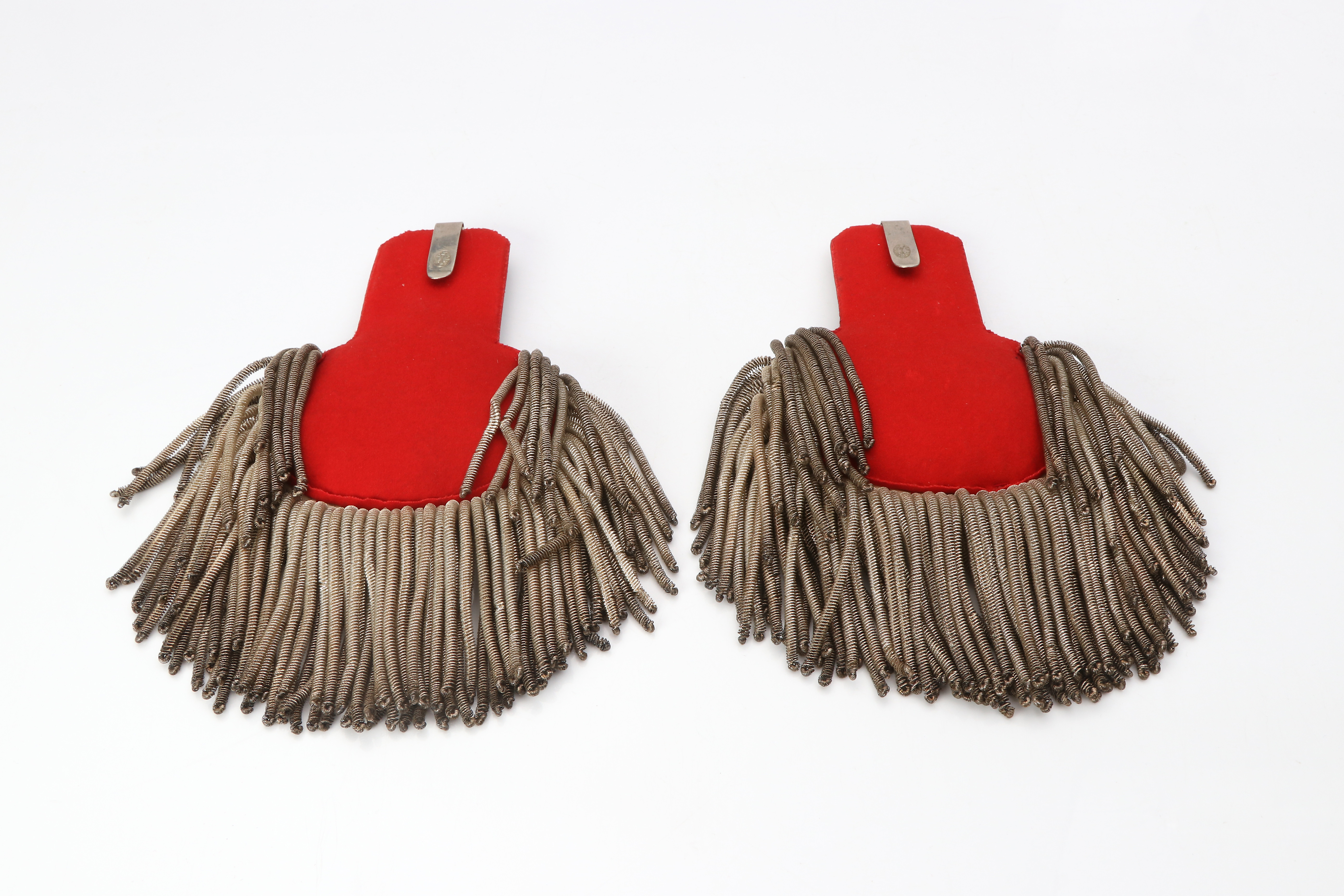 Images for 4663753. EPAULETTES, A PAIR. White metal and textile. Sweden ...