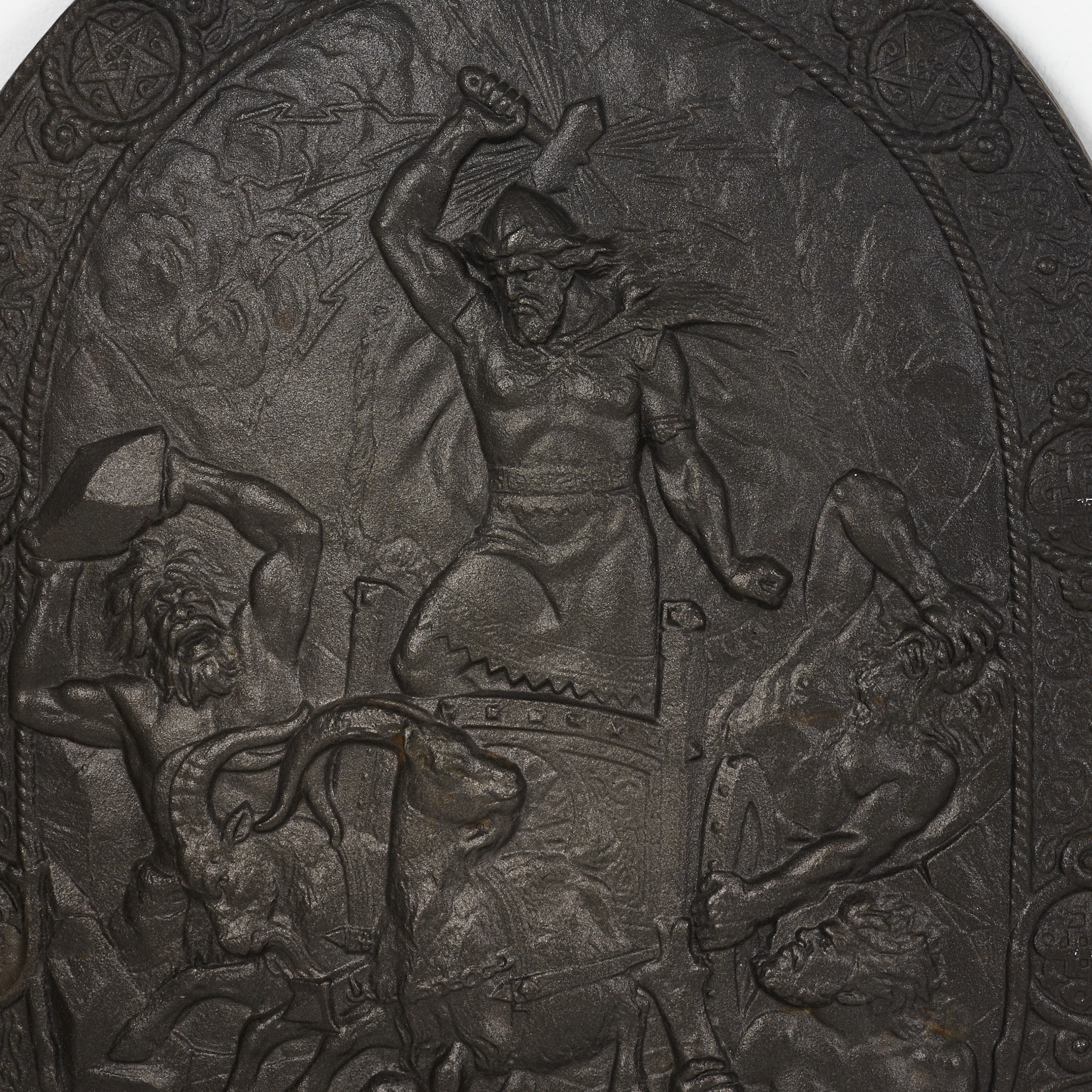 Images for 4667496. A decorative shield, motif “Thor's battle against ...