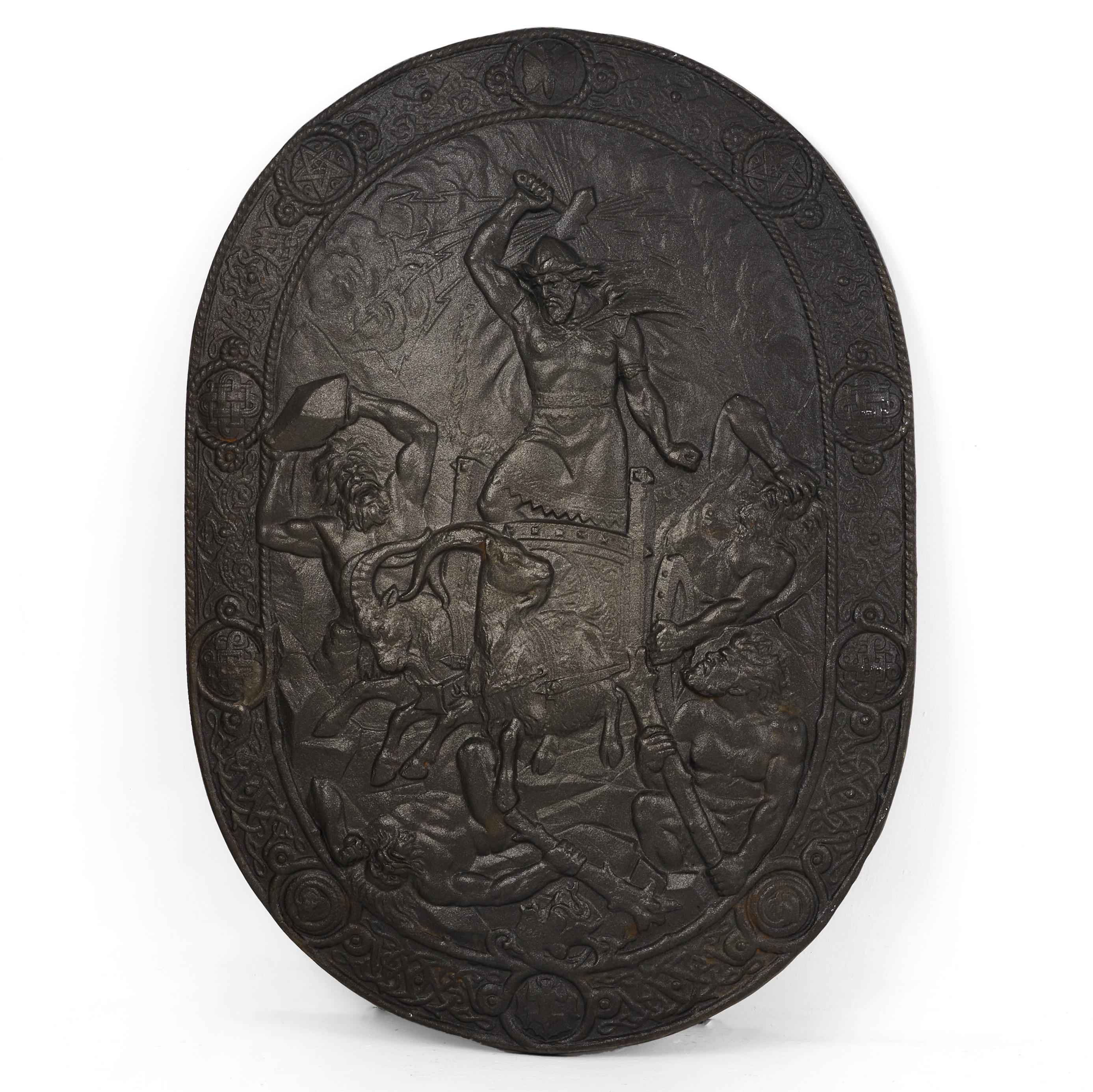 Images for 4667496. A decorative shield, motif “Thor's battle against ...