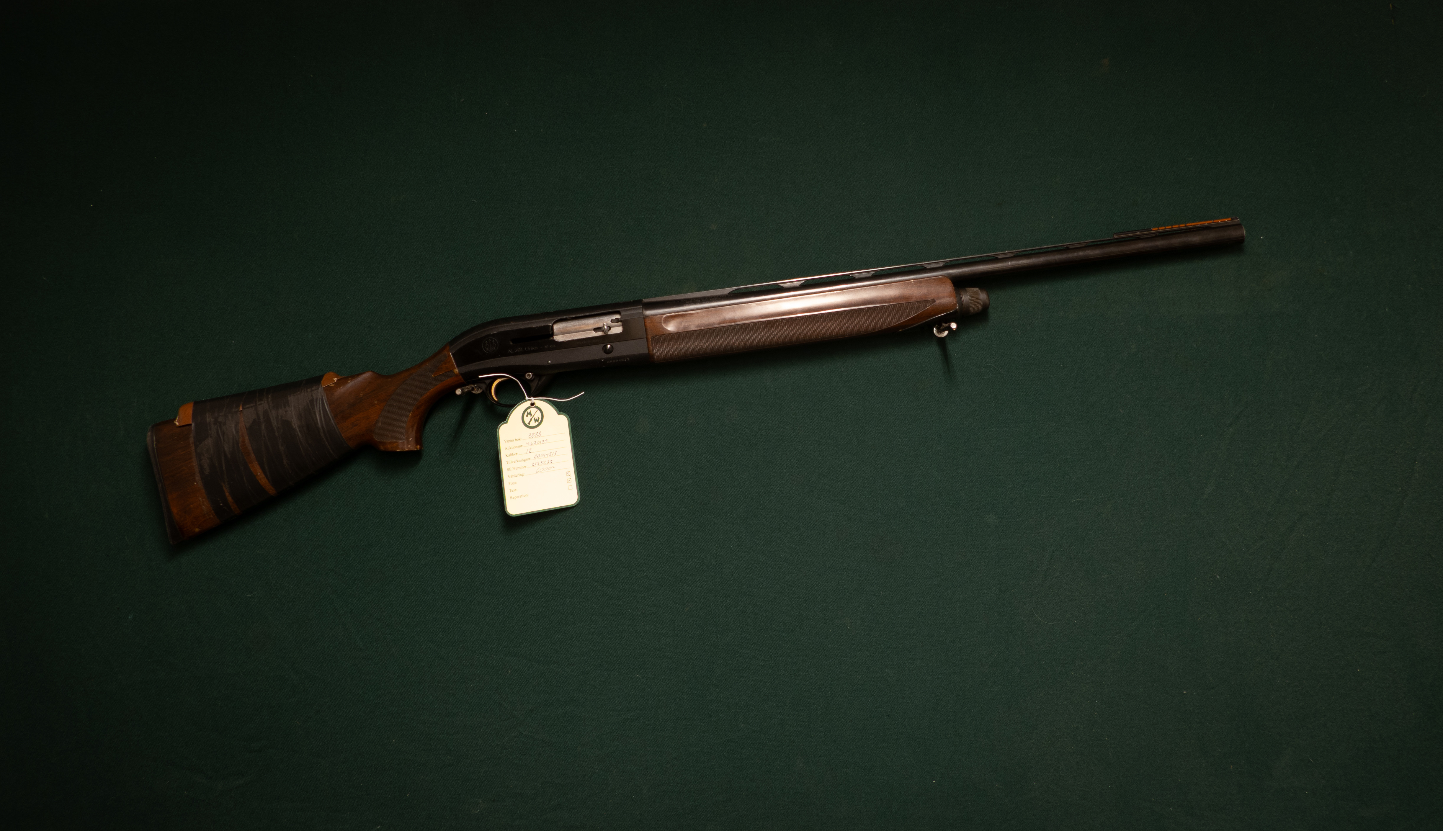 Beretta AL391 Urika MCH kal. 12 - Ei. AA094813 SE2138233 & Slugpipe cal ...