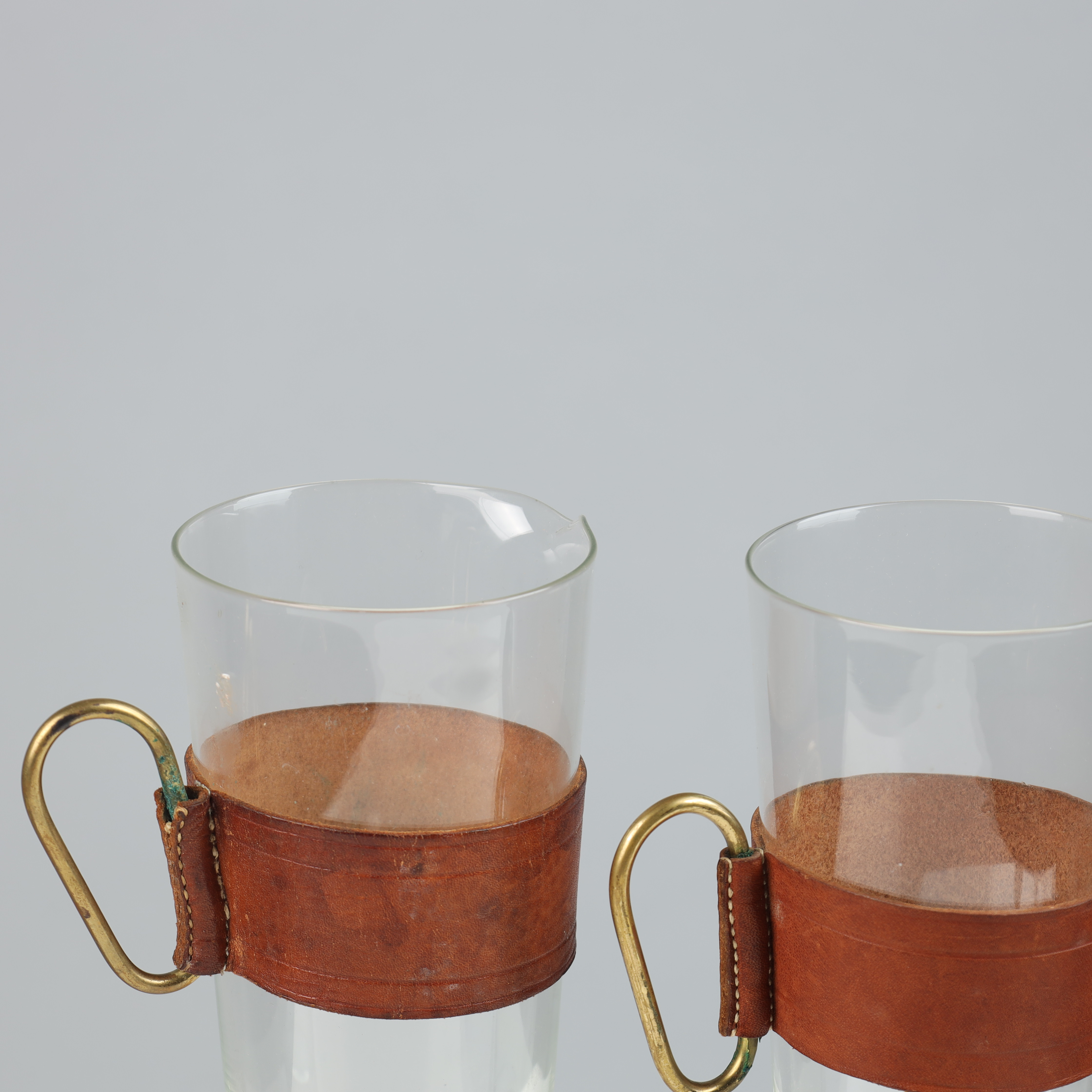 Images for 4670891. CARL AUBÖCK (1900-1957). A pair of glass jugs, core ...