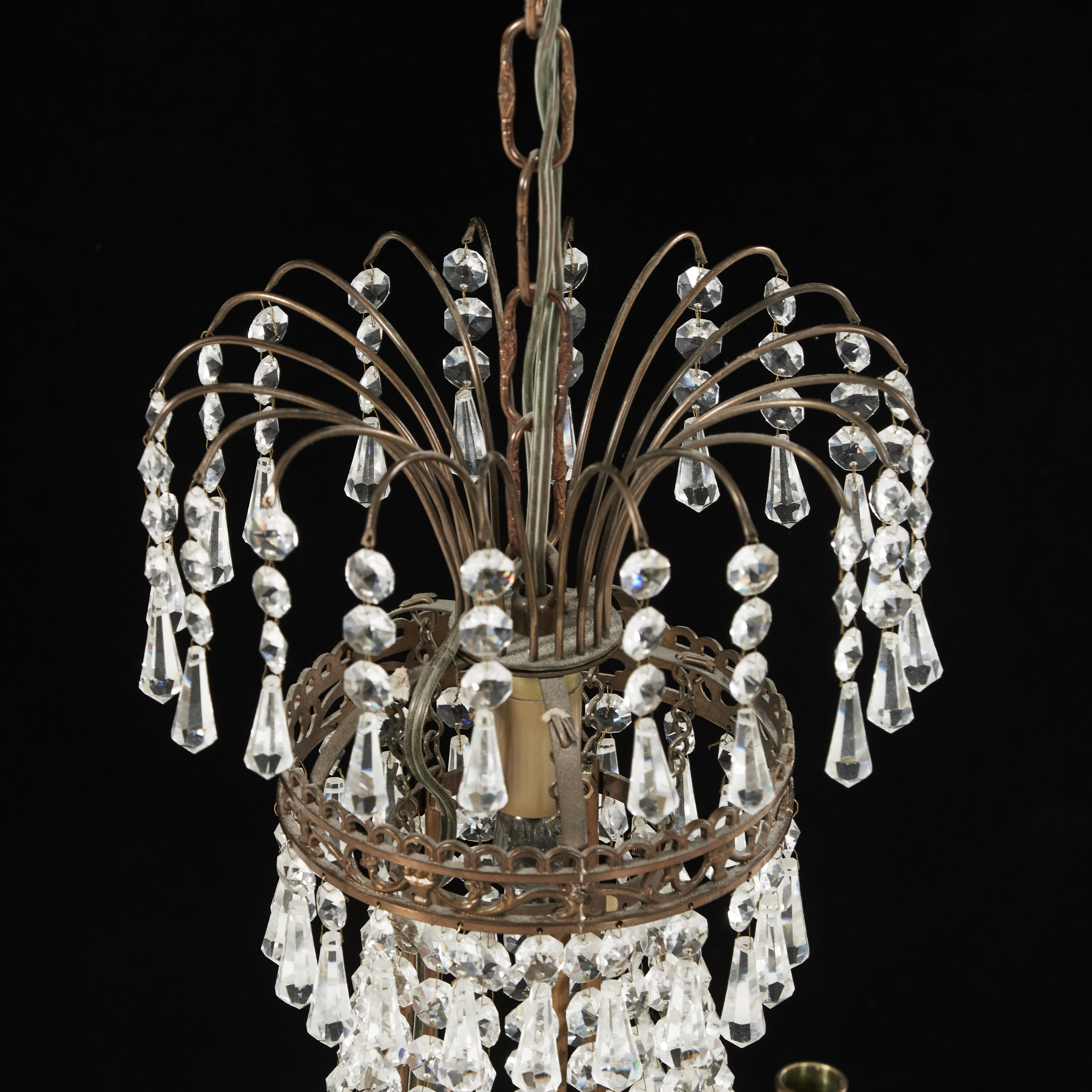 Images for 4671225. A Karl Johan-style chandelier, second half of the ...
