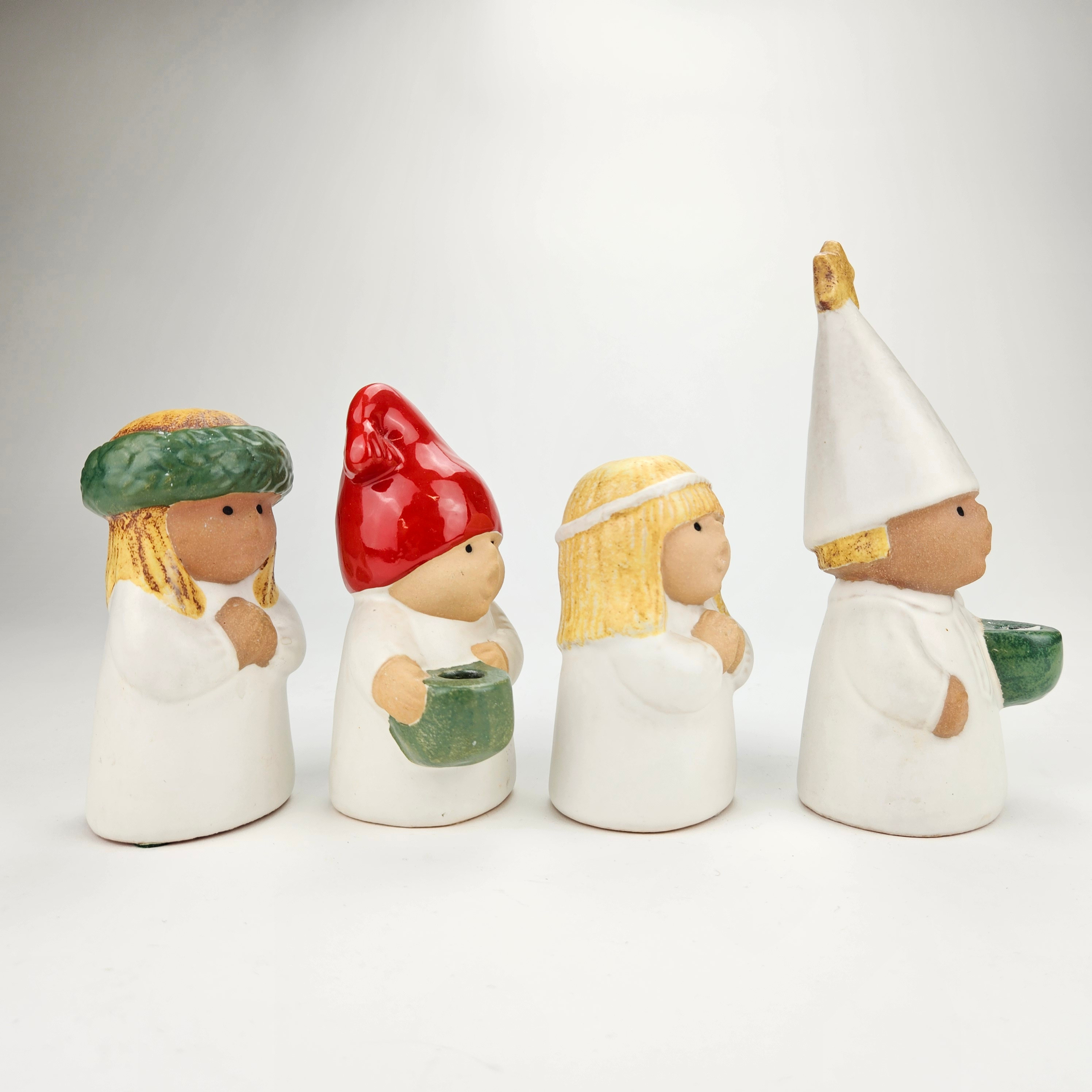 Bilder för 4673062. LISA LARSON. Luciatåg, 4 delar, "Advent", Rörstrand ...