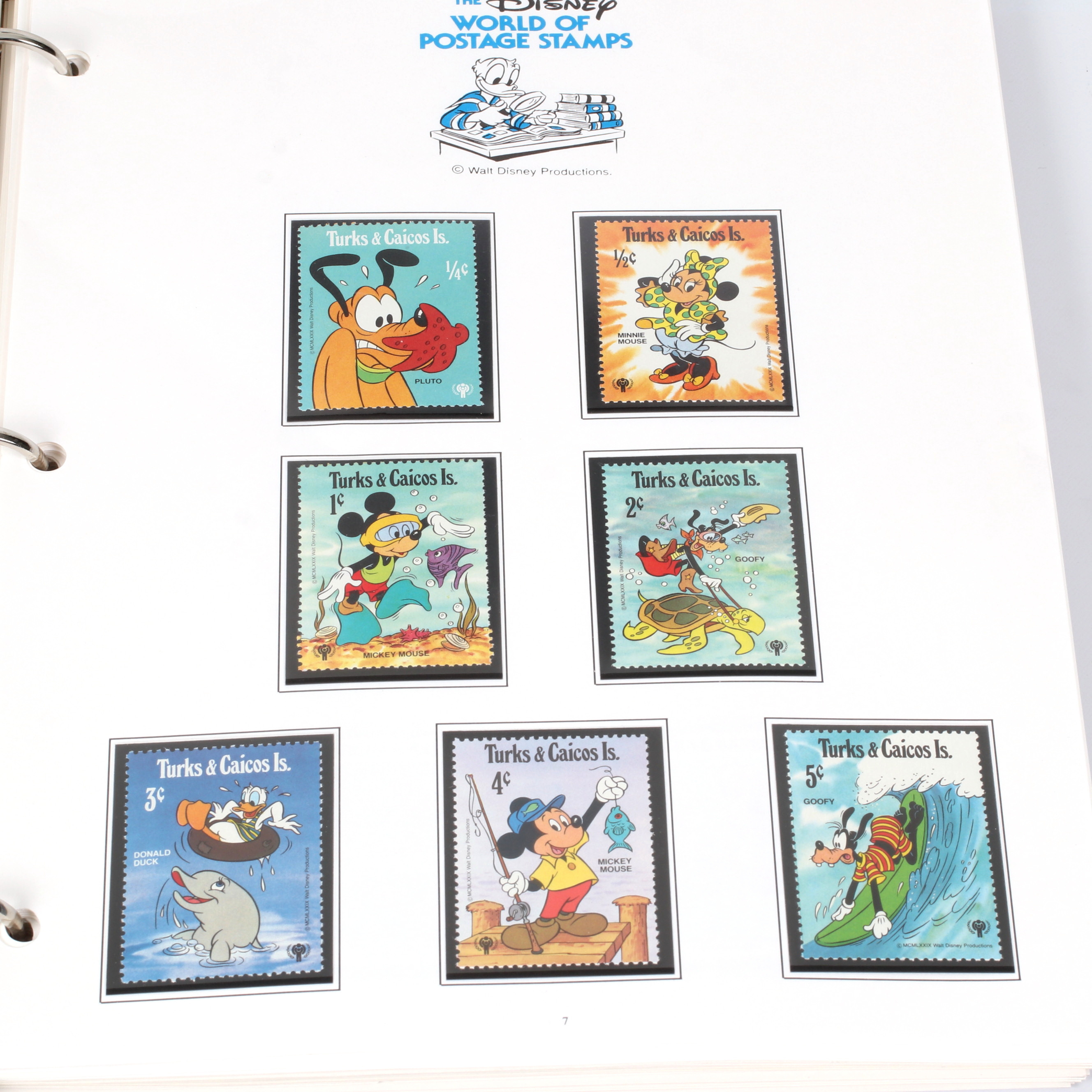 Images for 4684843. STAMP ALBUM, The Disney World Postage Stamps U.S ...