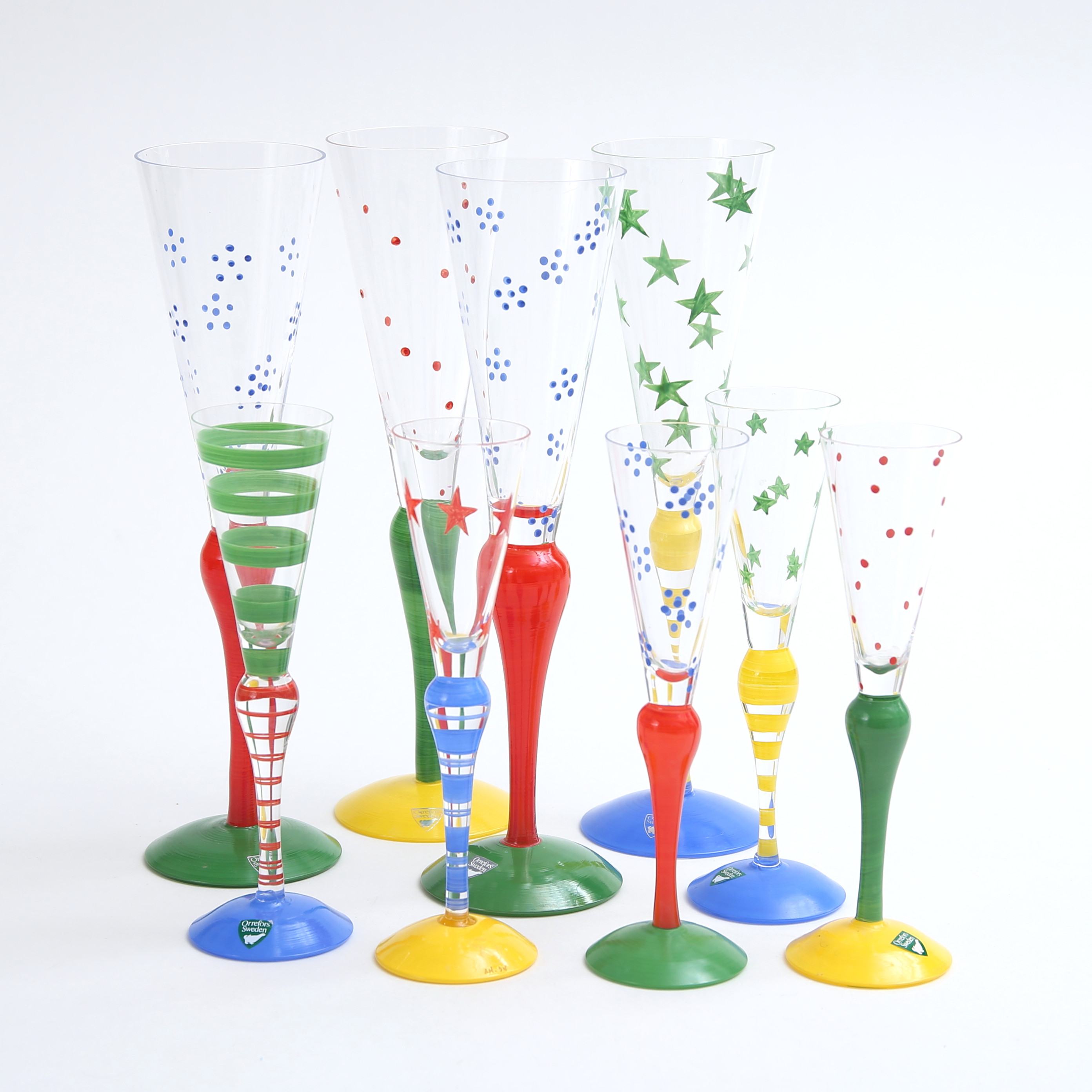 Images for 4685987. ANNE NILSSON. “Clown”, champagne straws and ...