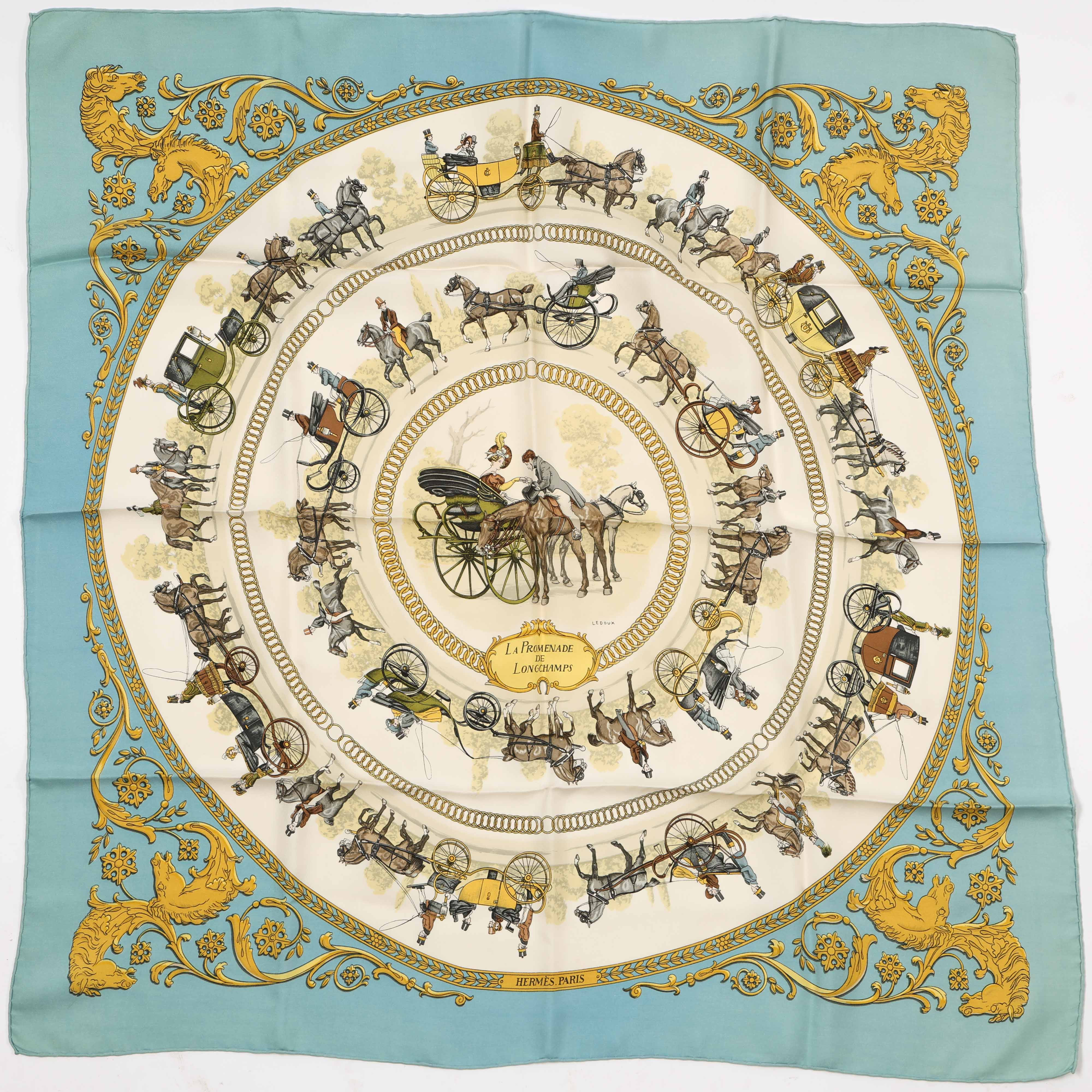 HERMÈS, “La Promenade de Longchamps”, designed by Philippe Ledoux in ...