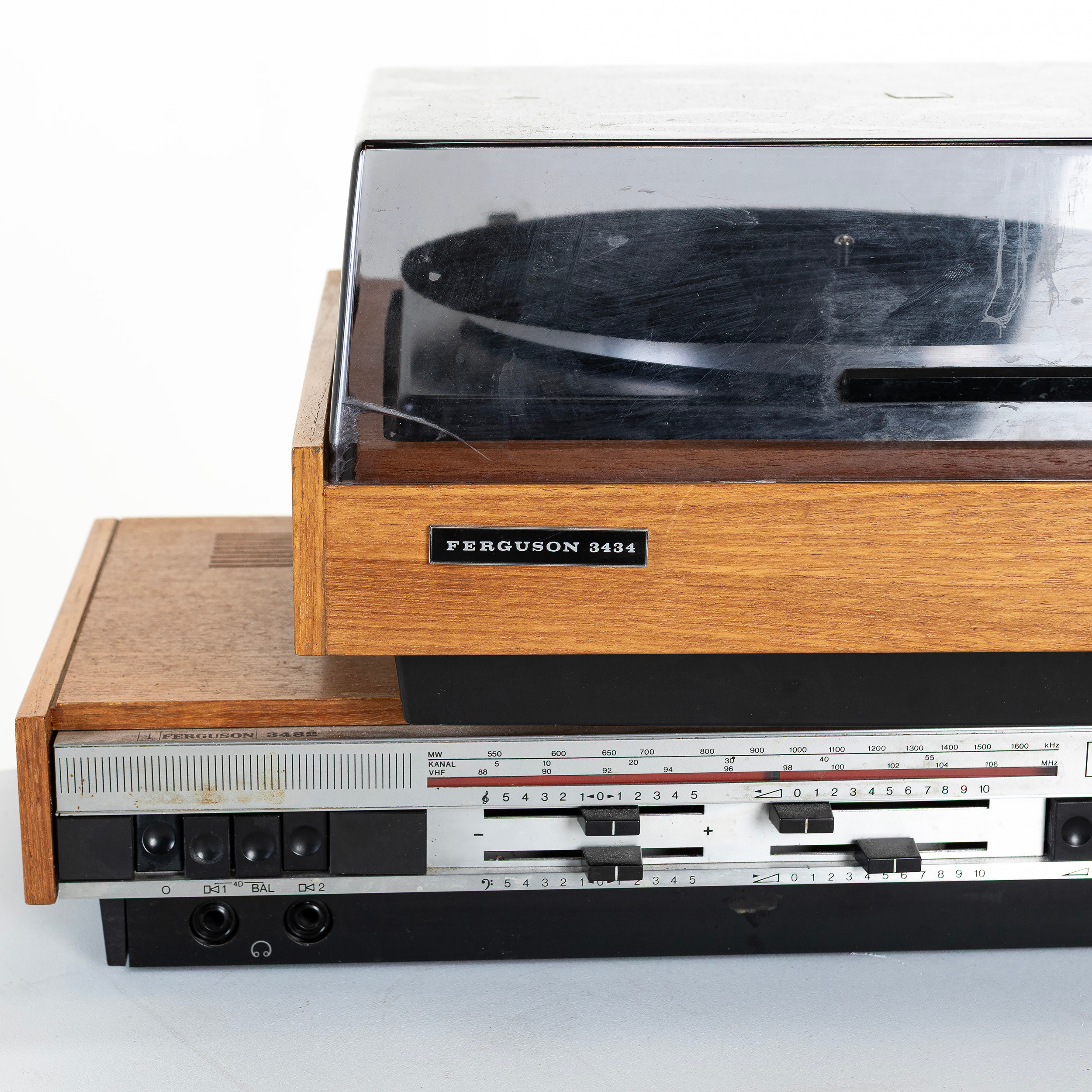 Images for 4686724. A teak amplifier & turntable, Ferguson, 1960s/70s ...