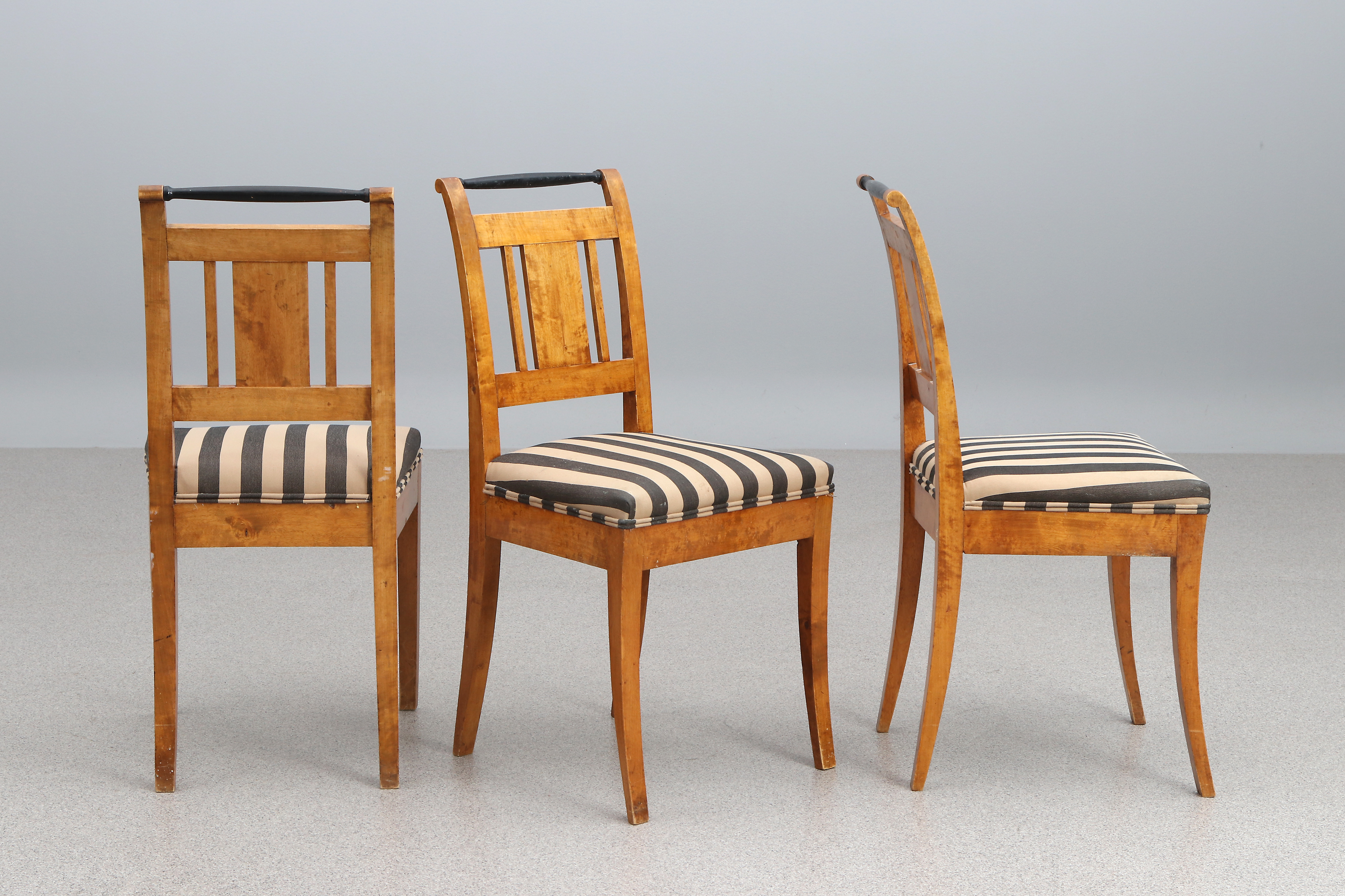 Images for 4687005. CHAIRS, SIX PCS. Birch and painted wood. Karl Johan ...