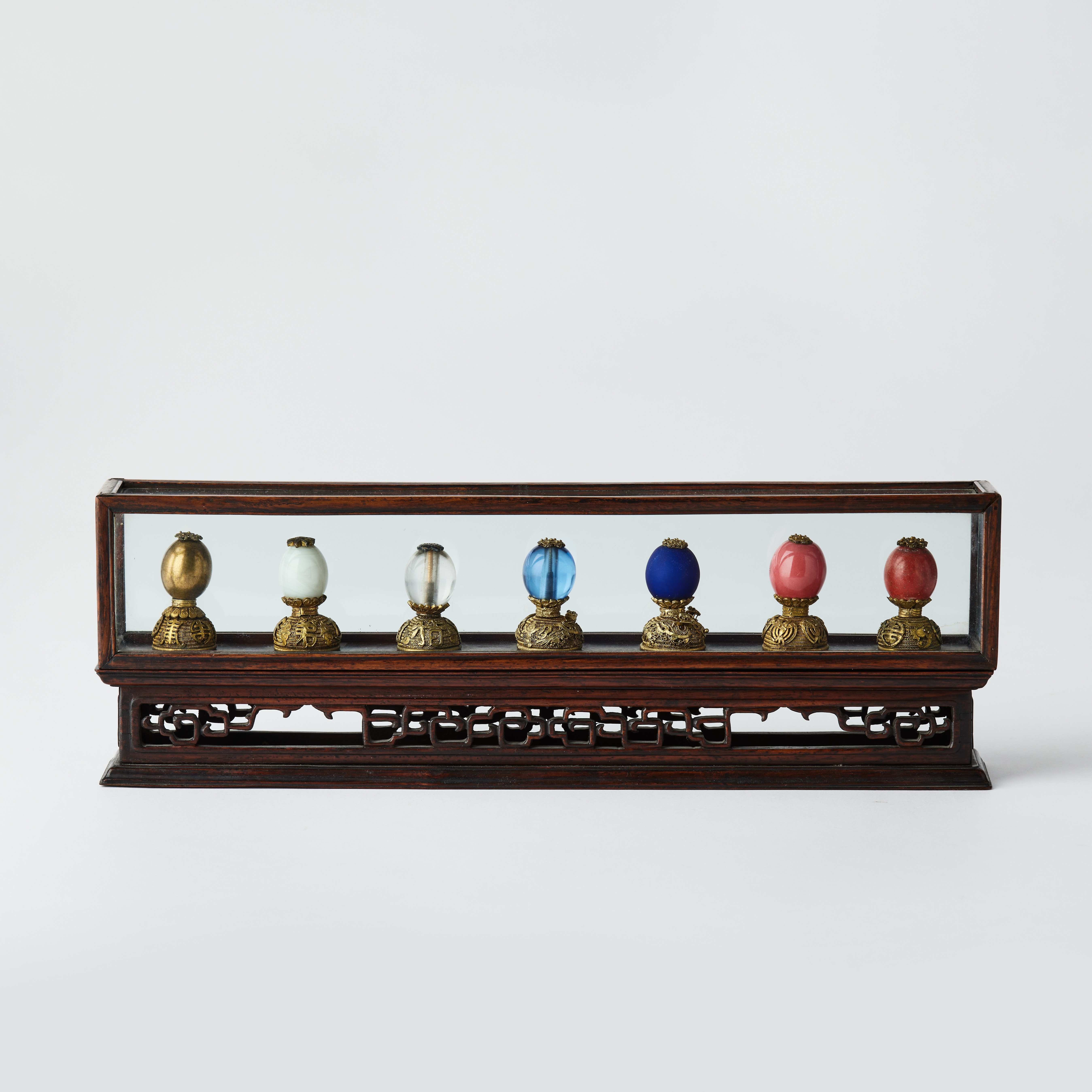 Images for 4690285. A Group of Seven Chinese Mandarin Hat Buttons ...
