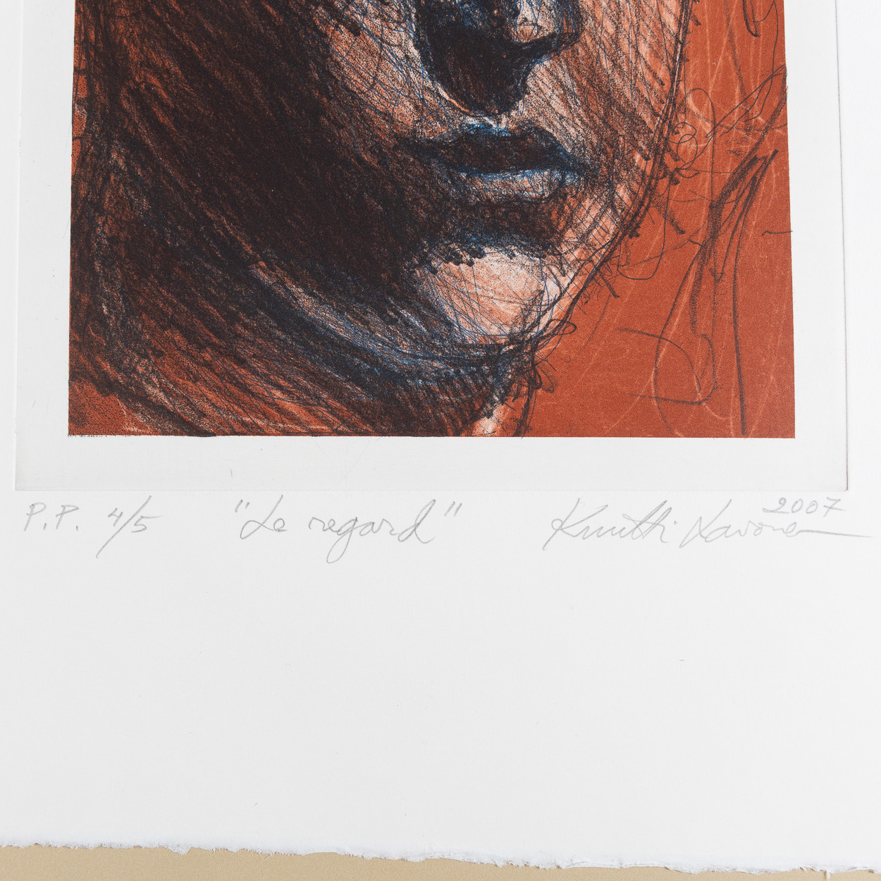 KUUTTI LAVONEN. “Le Regard”, etching, unleaved leaf. Art - Engravings ...