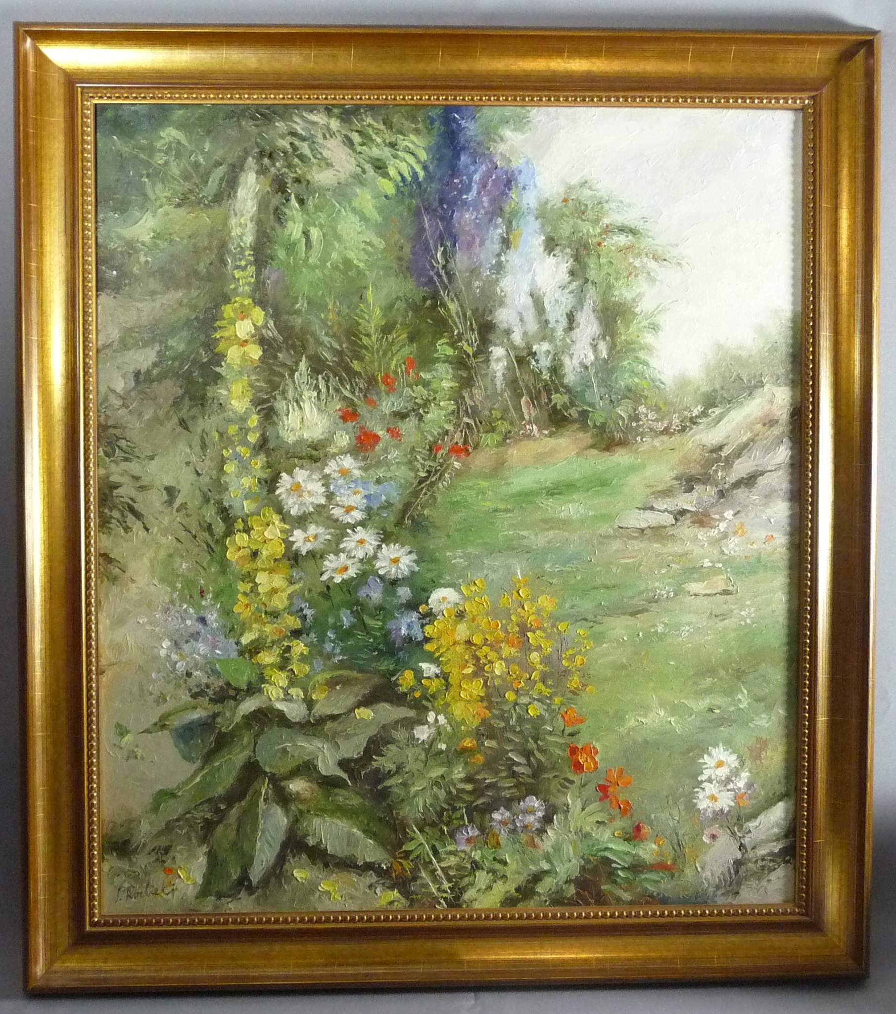 Images for 469519. SIEGFRIED ROCHEL, Flowers and bushes blooming at the ...