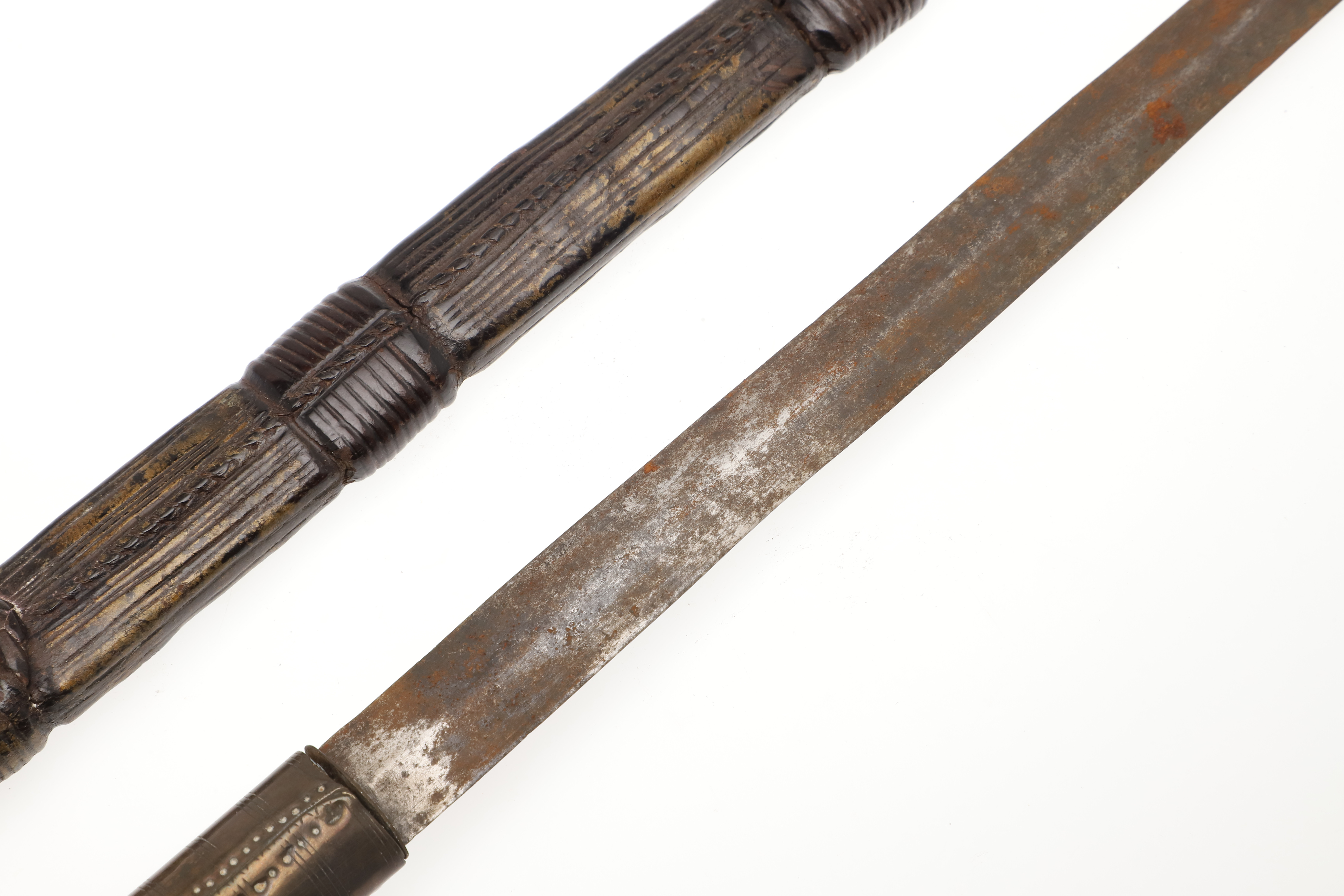 Images for 4697037. A 19TH CENTURY AFRICAN KNIFE AND SCABBARD, POSSIBLY ...