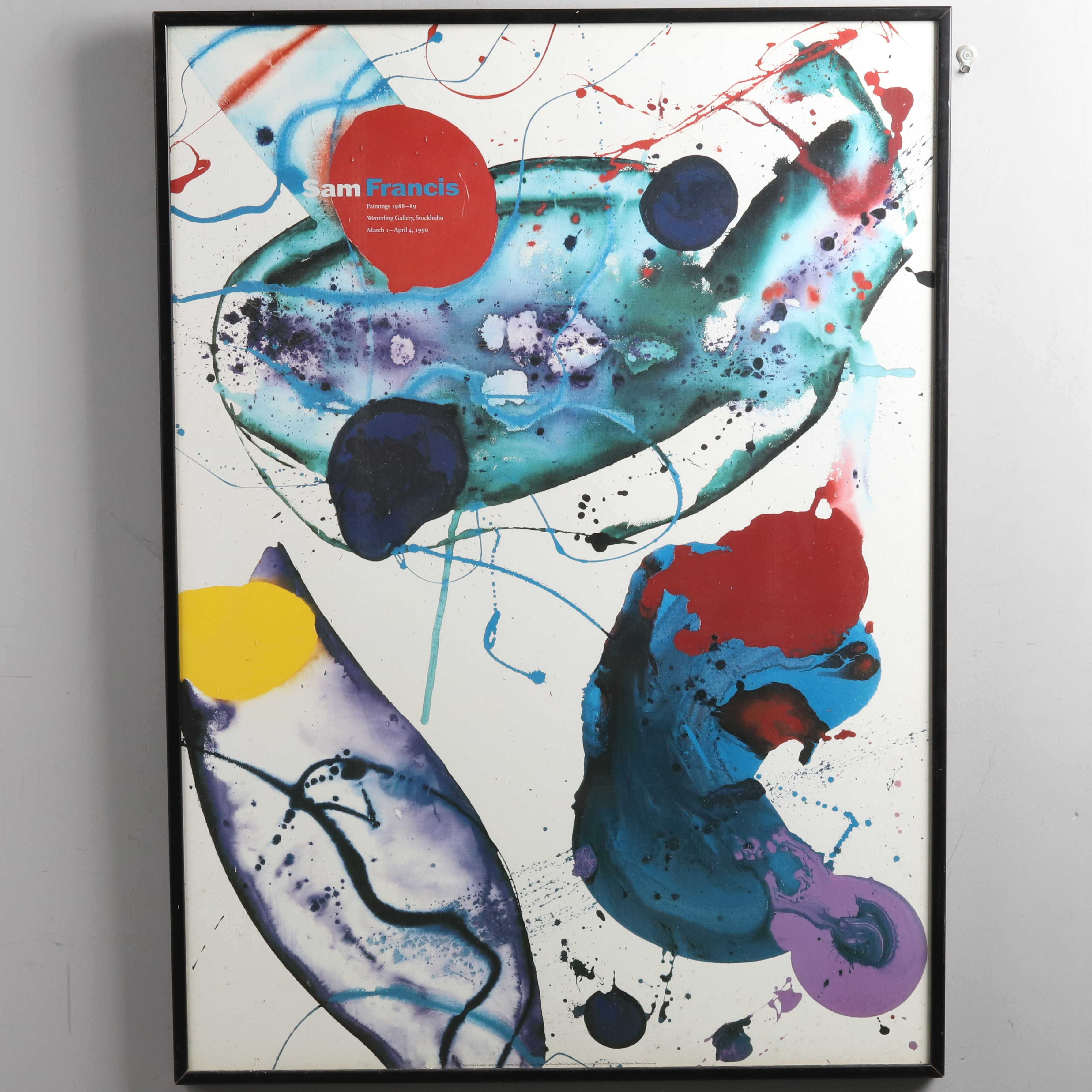 Images for 4699590. EXHIBITION AFFISH. Sam Francis, Wetterling Gallery ...