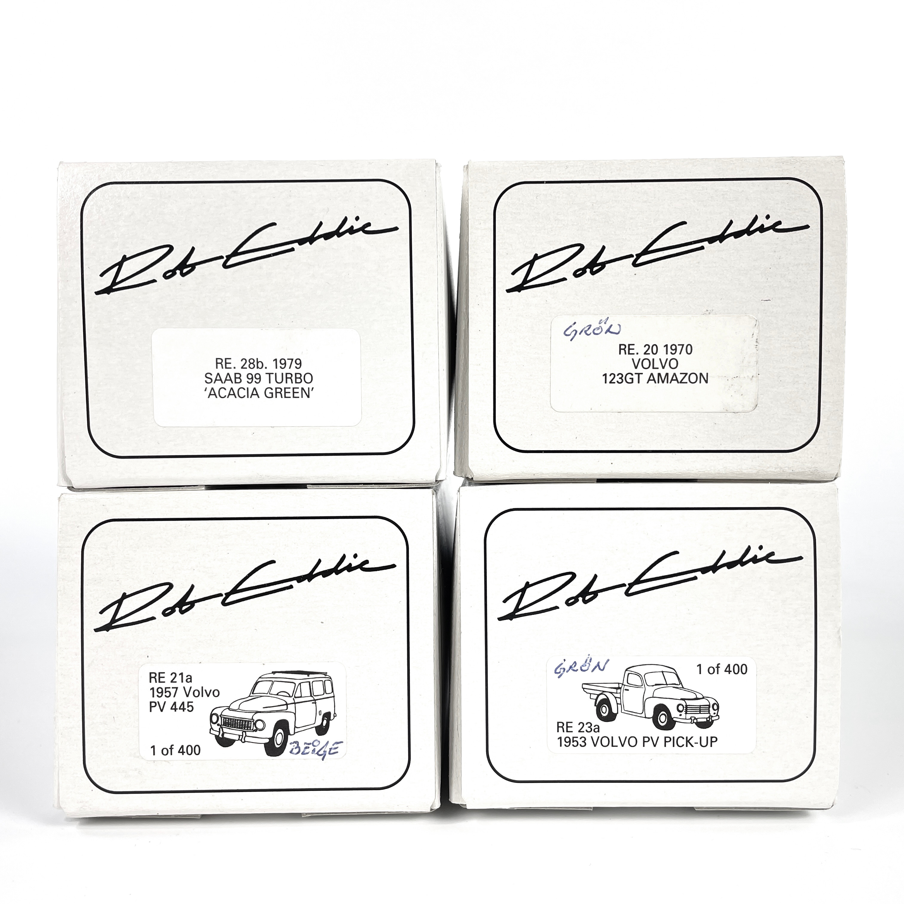 Images for 4705848. ROBEDDIE, 4pcs model cars, 1970, 1953, 1957 Volvo ...