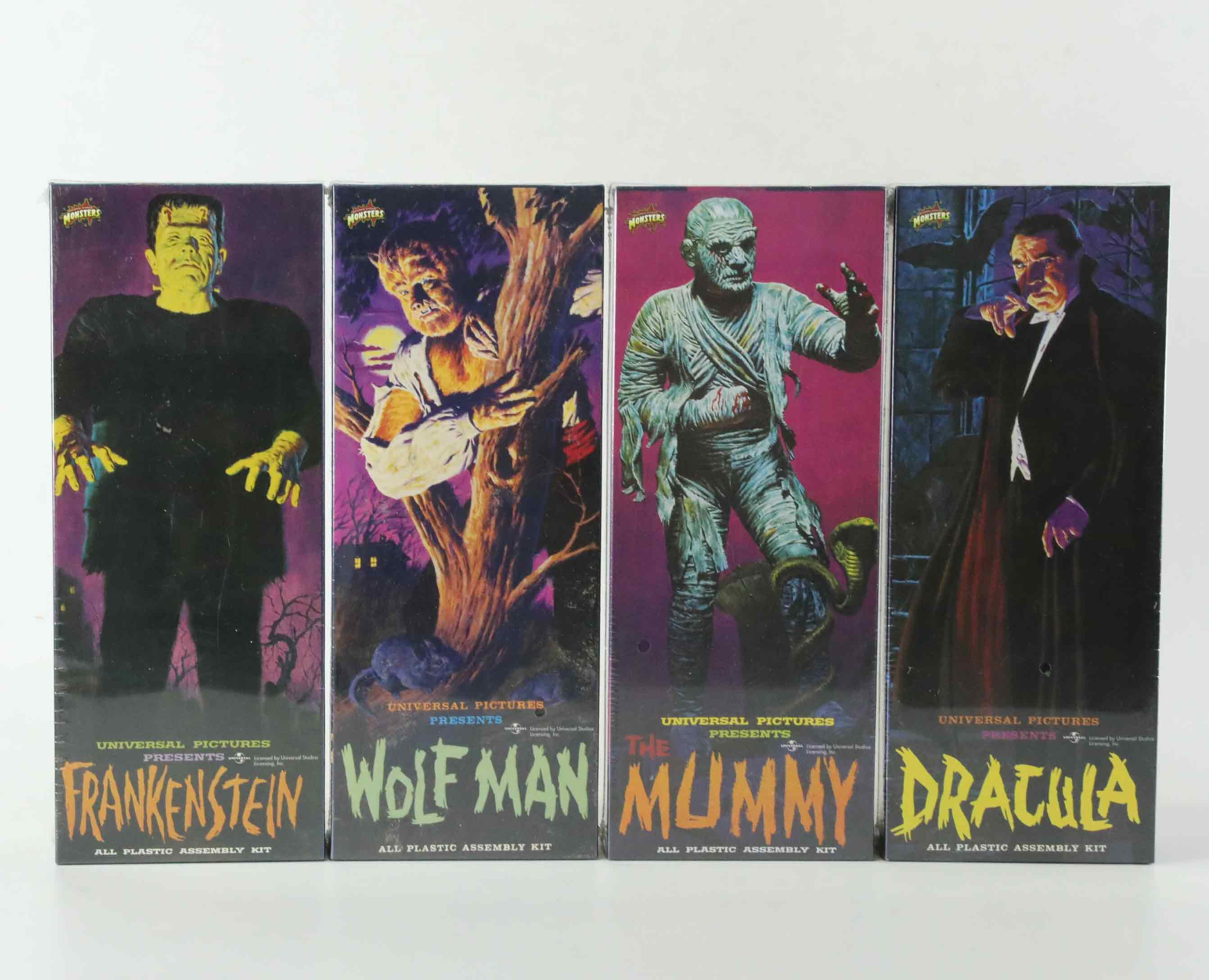 Images for 4706234. AURORA. Model Kit, Wolf Man, Frankenstein, The ...
