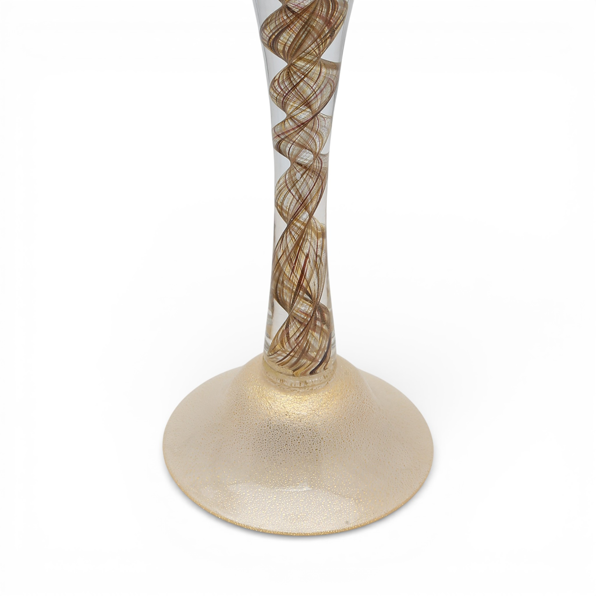 Images for 4708474. Pair of candlesticks in blown and “retortoli” glass ...