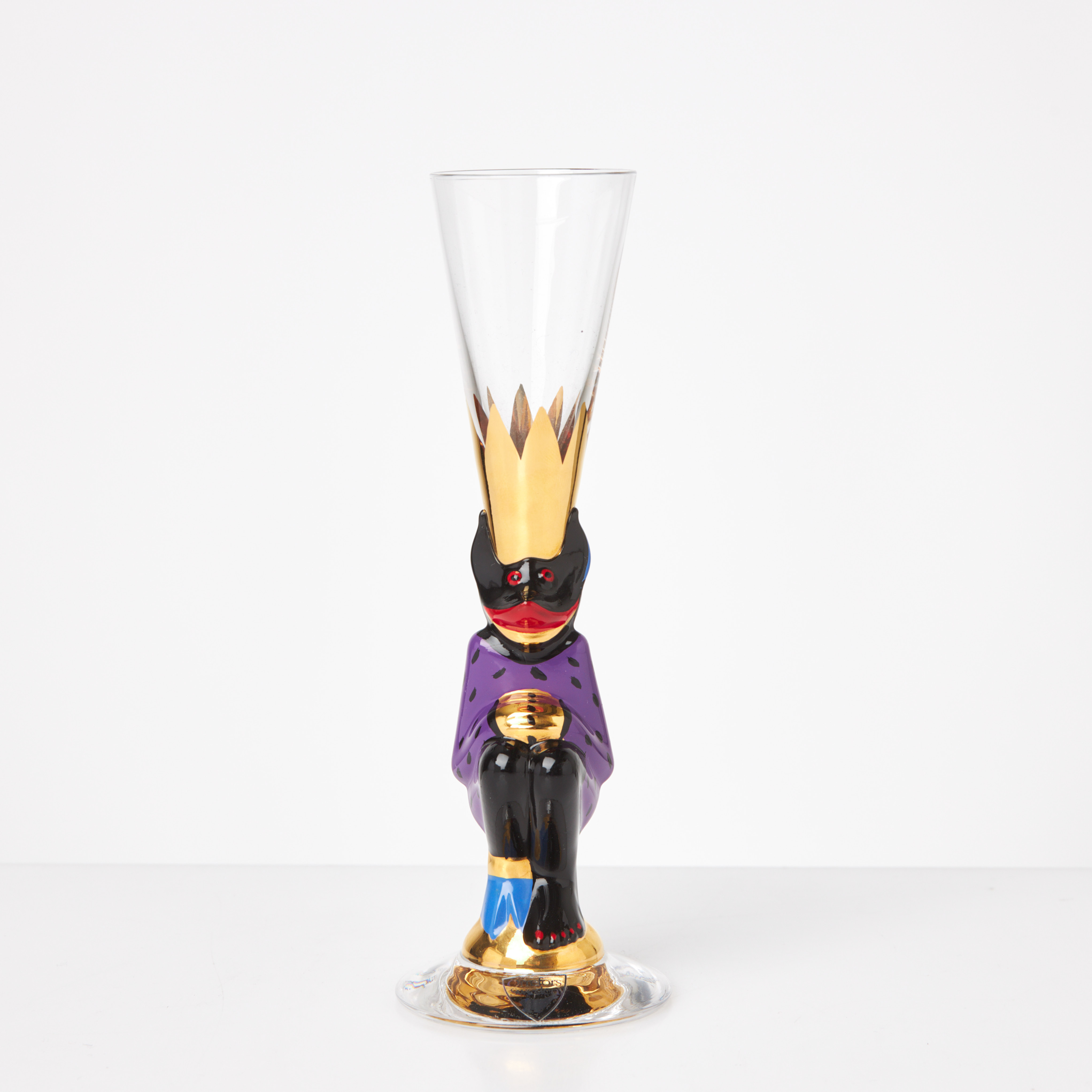 Images for 4709190. GUNNAR CYRÉN. Snap glass, “Devil's glass”, label ...