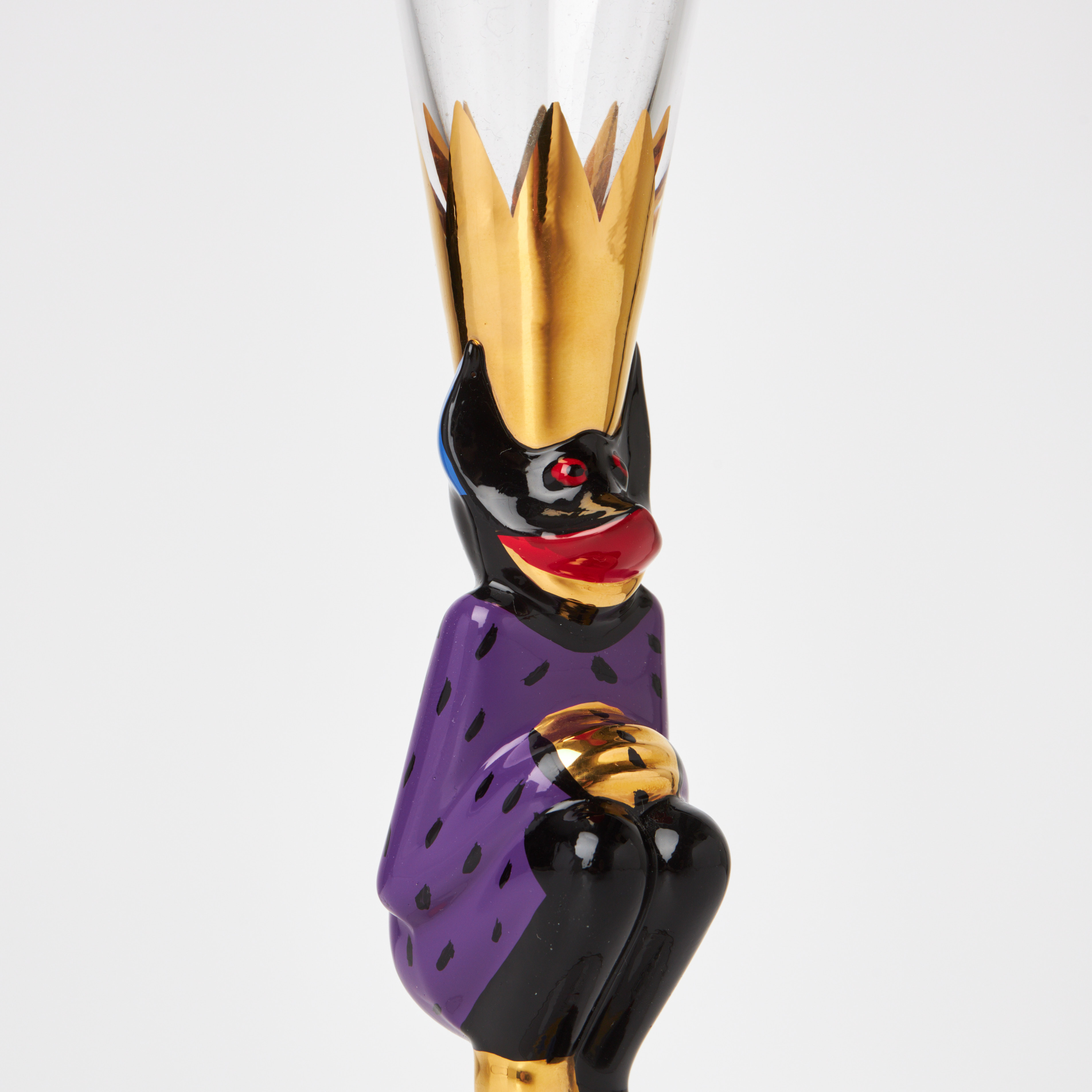 Images for 4709190. GUNNAR CYRÉN. Snap glass, “Devil's glass”, label ...