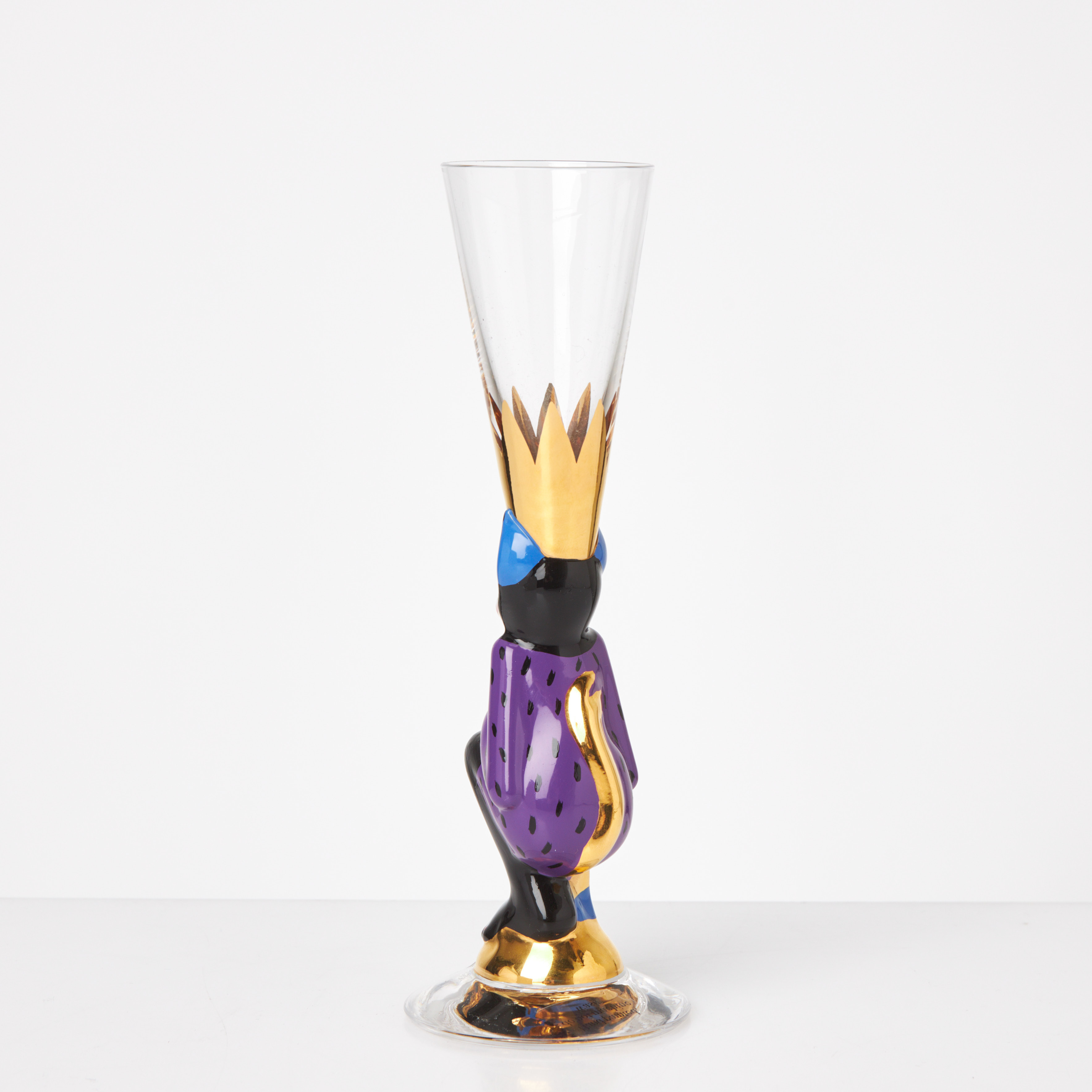 Images for 4709190. GUNNAR CYRÉN. Snap glass, “Devil's glass”, label ...