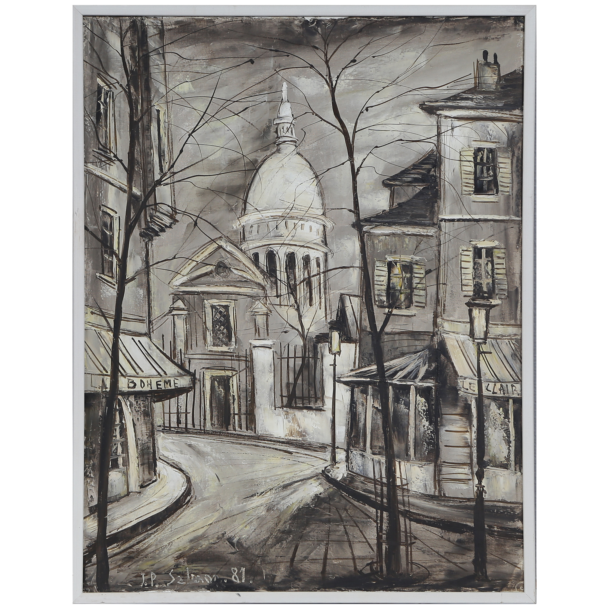 Images for 4711955. JEAN PAUL SALMON “PARIS MONTMARTRE” OIL ON CANVAS ...