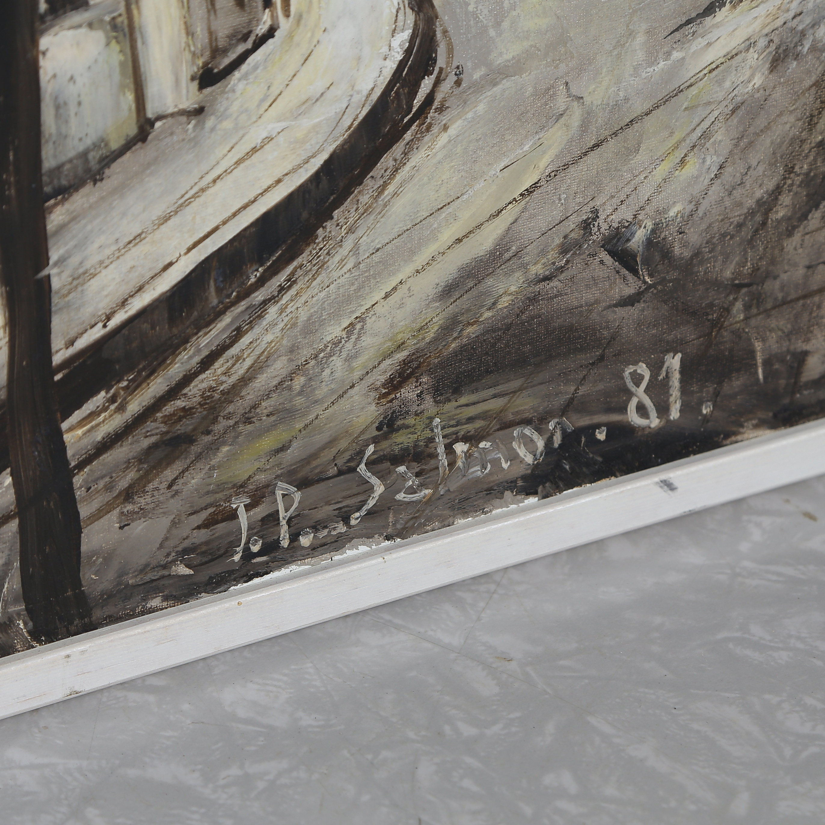 Images for 4711955. JEAN PAUL SALMON “PARIS MONTMARTRE” OIL ON CANVAS ...