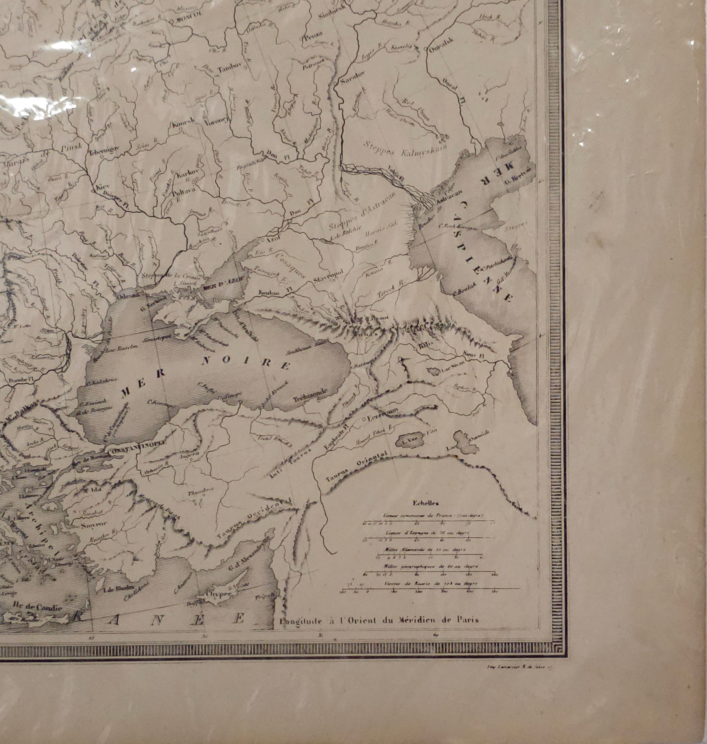 Images for 4721907. Europe Physique. Map of Europe. - Auctionet